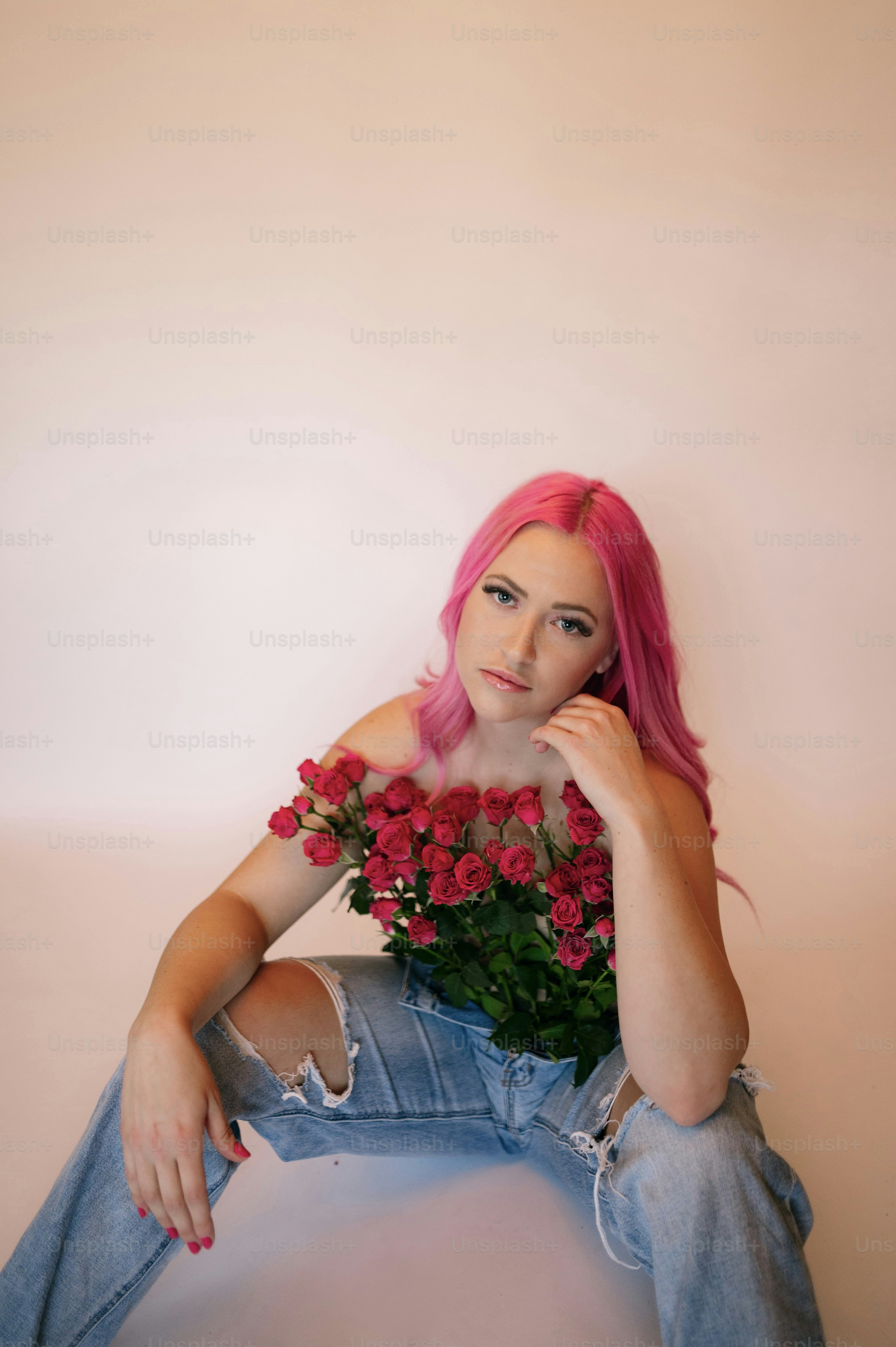 A person with pink hair photo – Girl Image on Unsplash