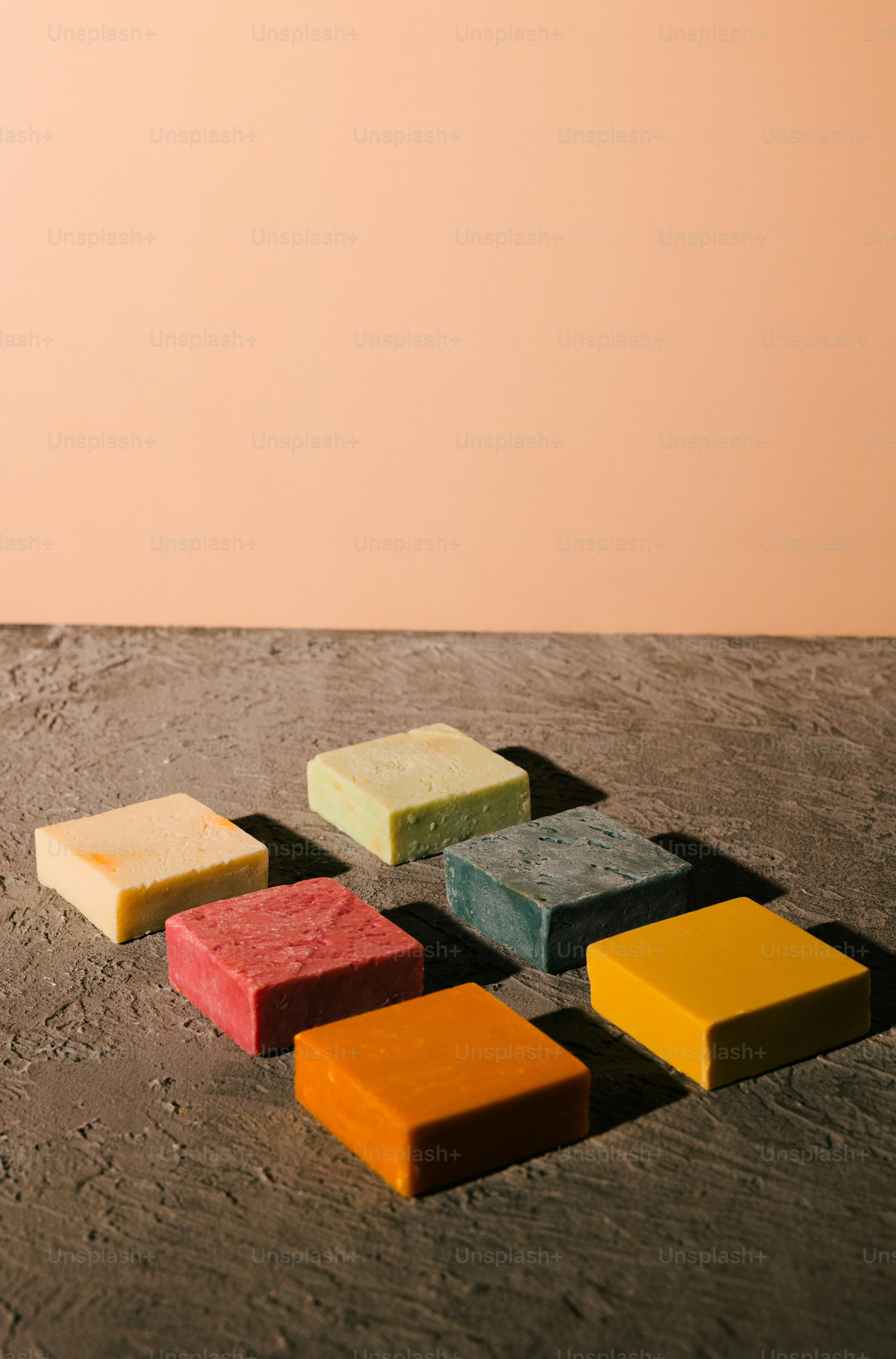 A block of soap sitting on top of a table photo – In studio Image on ...