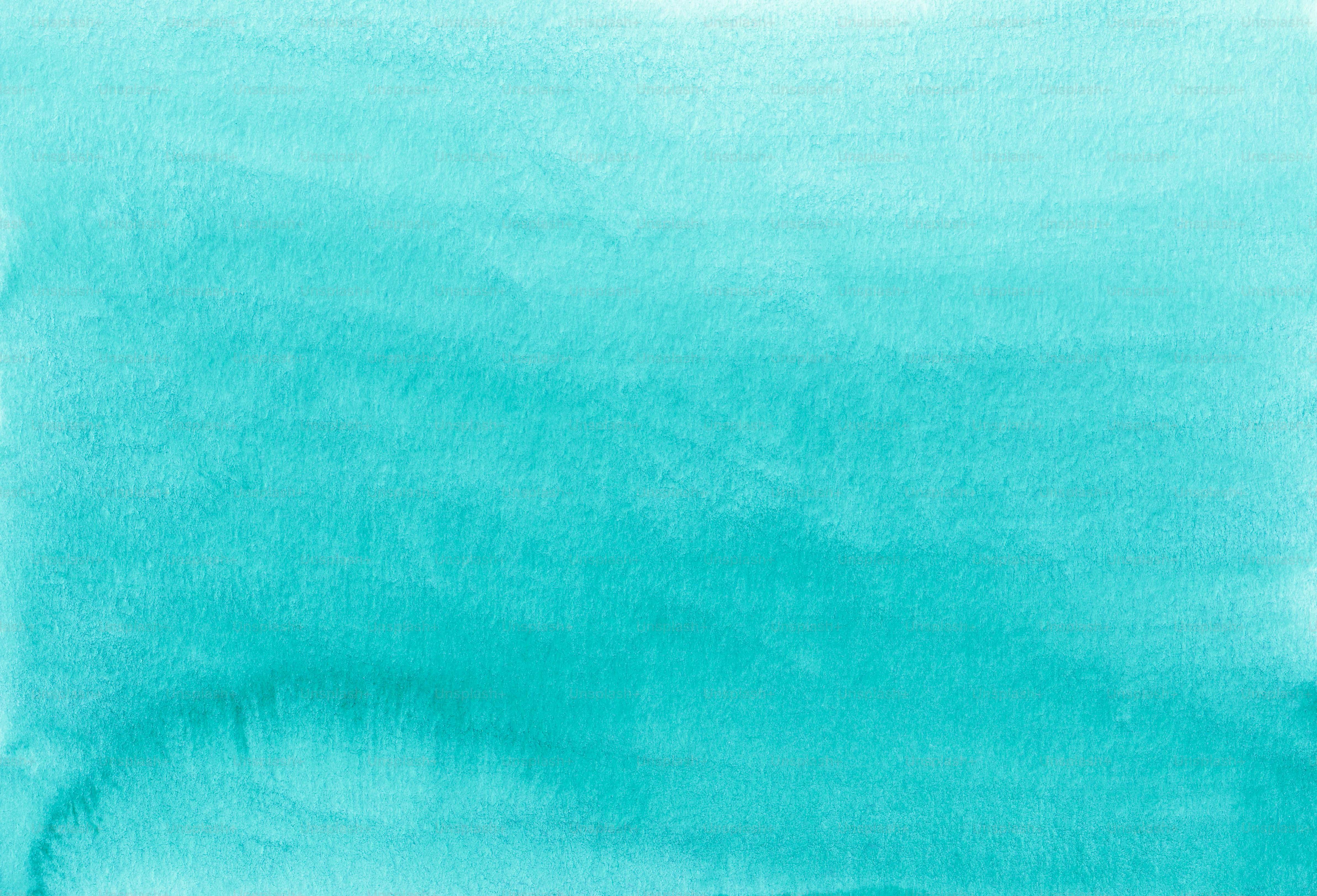 A blue square painted with watercolors on a white background photo ...