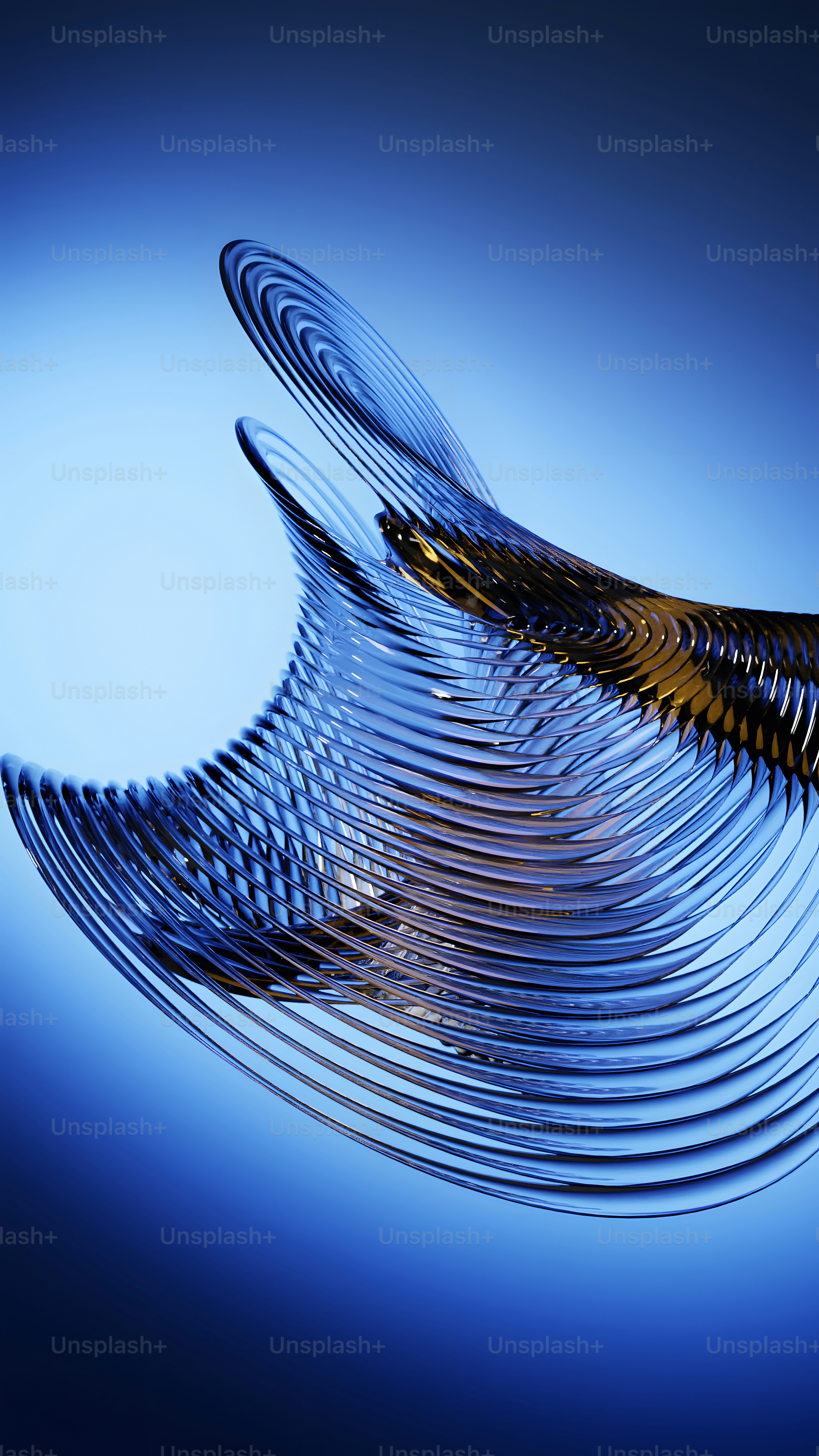 A blue background with a wavy design on it photo – Water Image on Unsplash