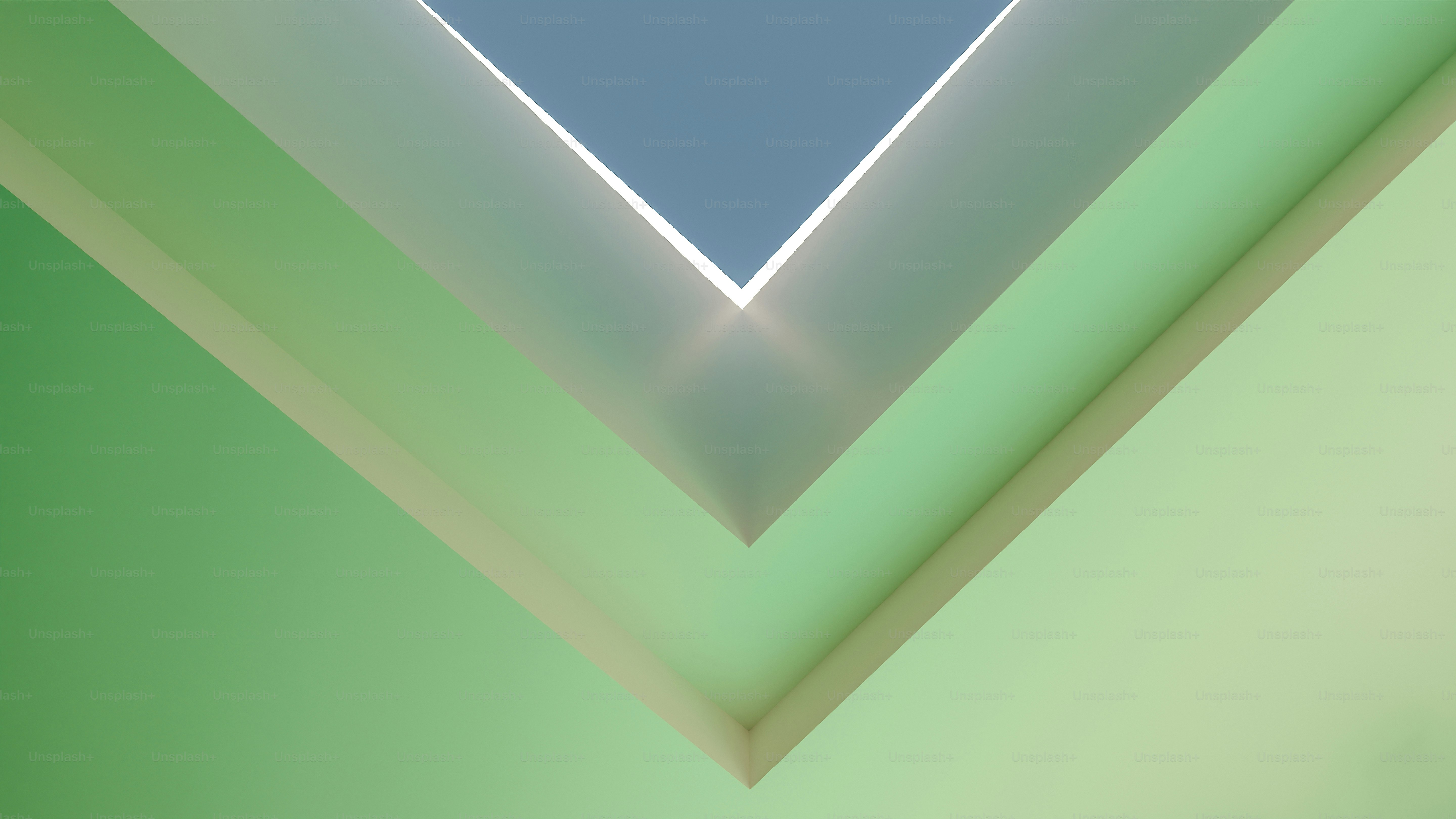 A room with a triangle shaped ceiling in it photo – Wallpaper Image on ...