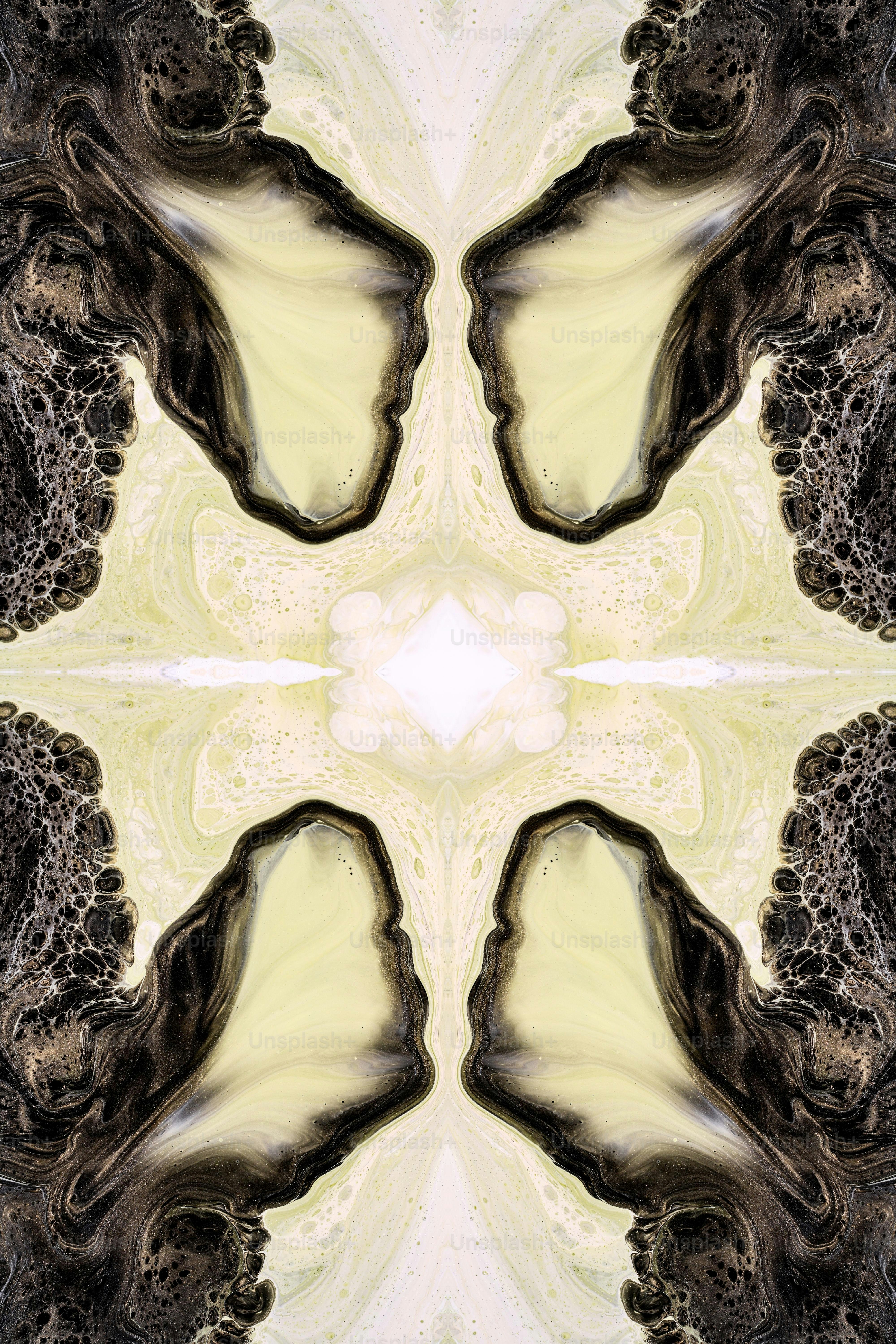 A picture of a pattern made up of different shapes photo – Liquid art ...