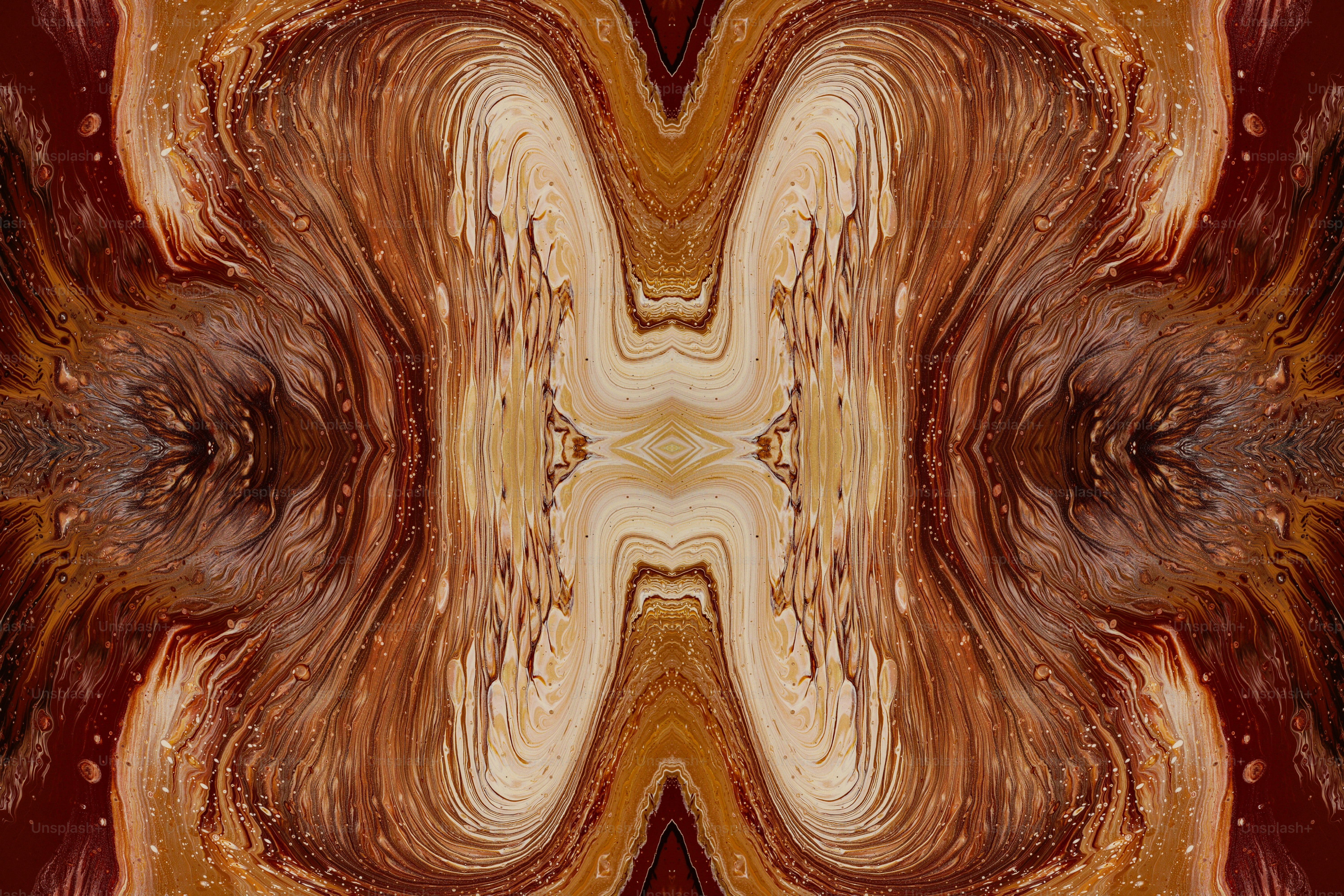 An abstract image of a brown and white pattern photo – Painting Image ...