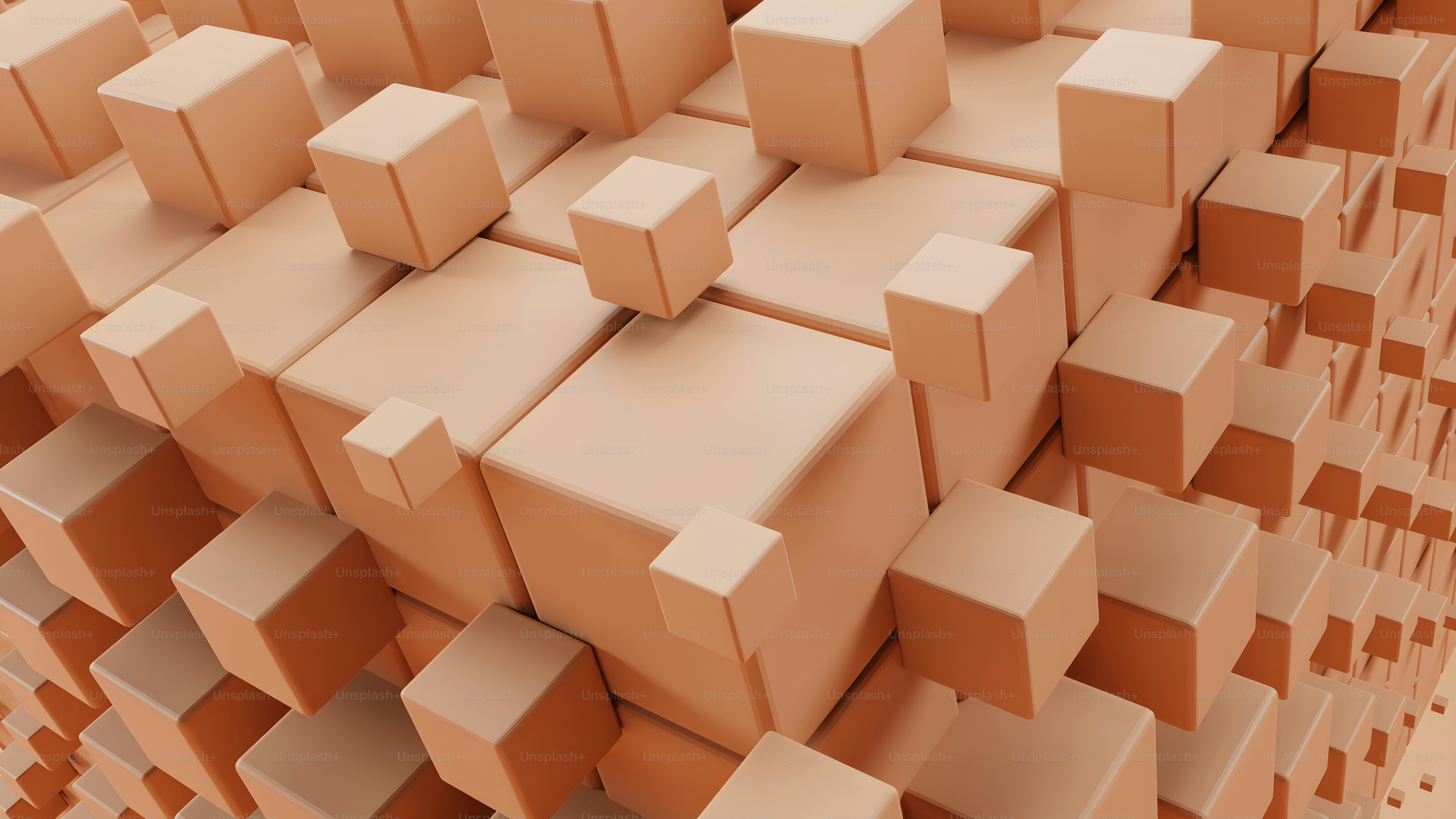 A large group of cubes that are stacked together photo – Cubes Image on ...