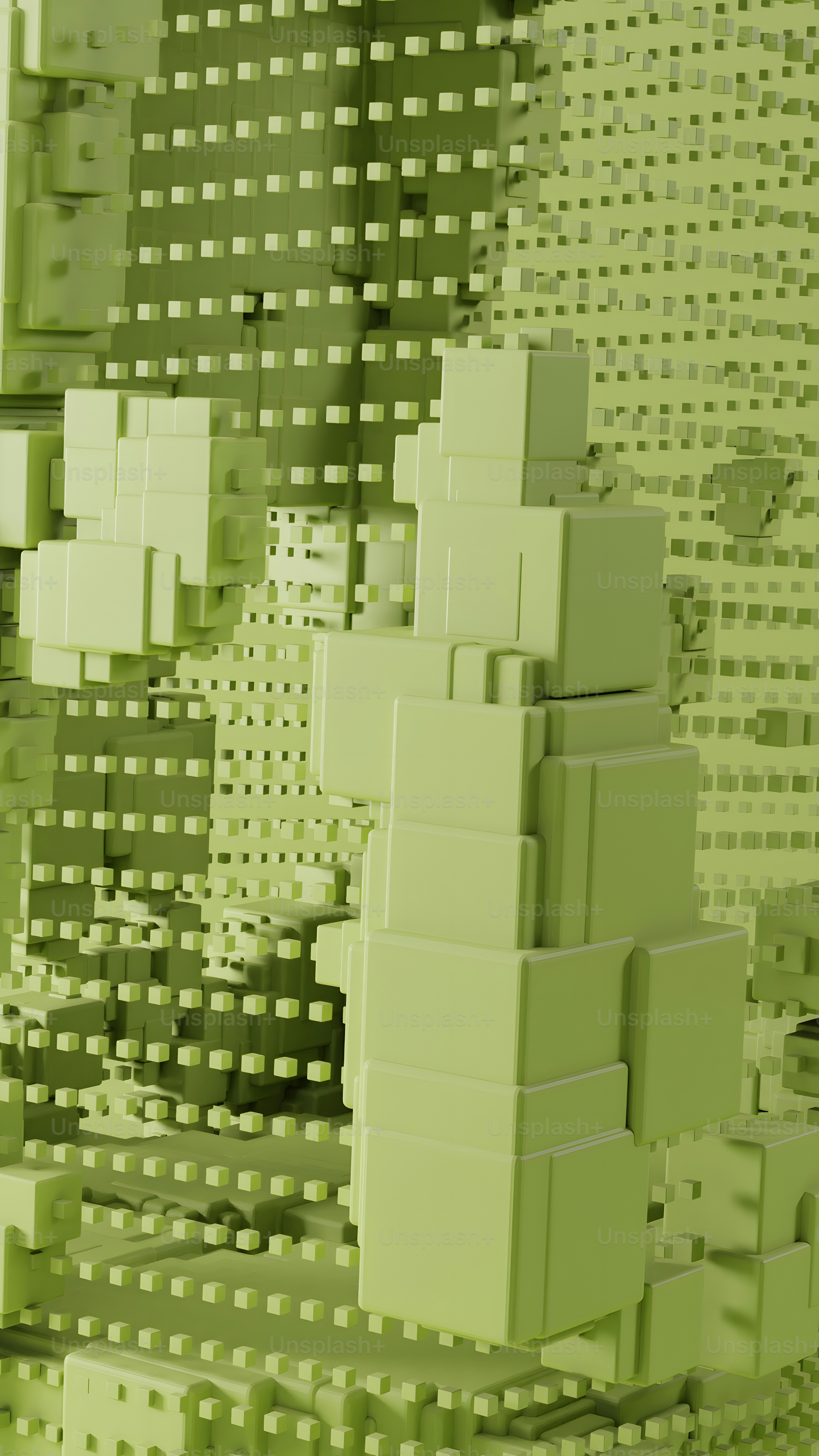 An abstract photo of a building made out of lego blocks photo ...