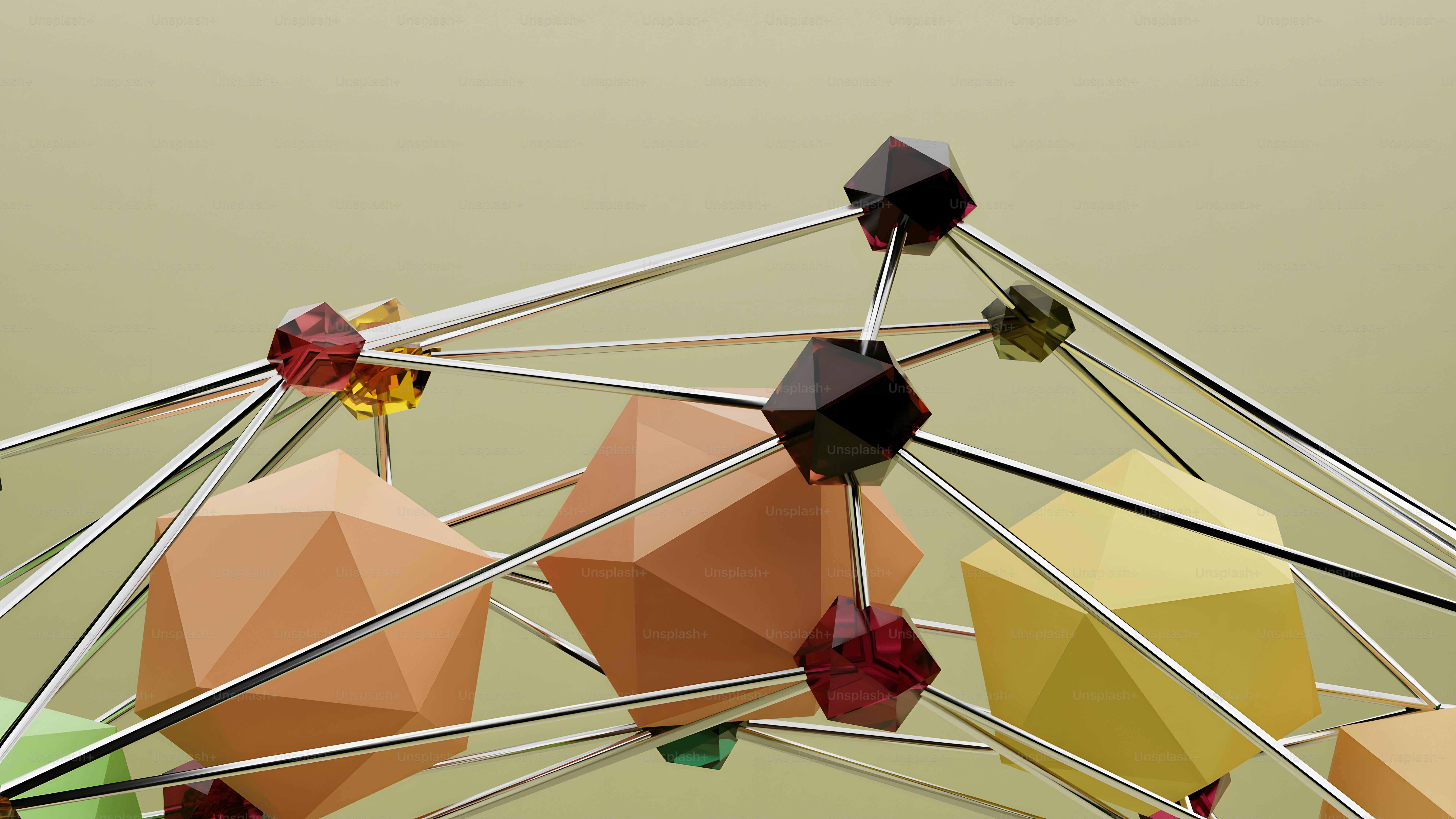 A close up of a ferris wheel made out of many different colored objects ...