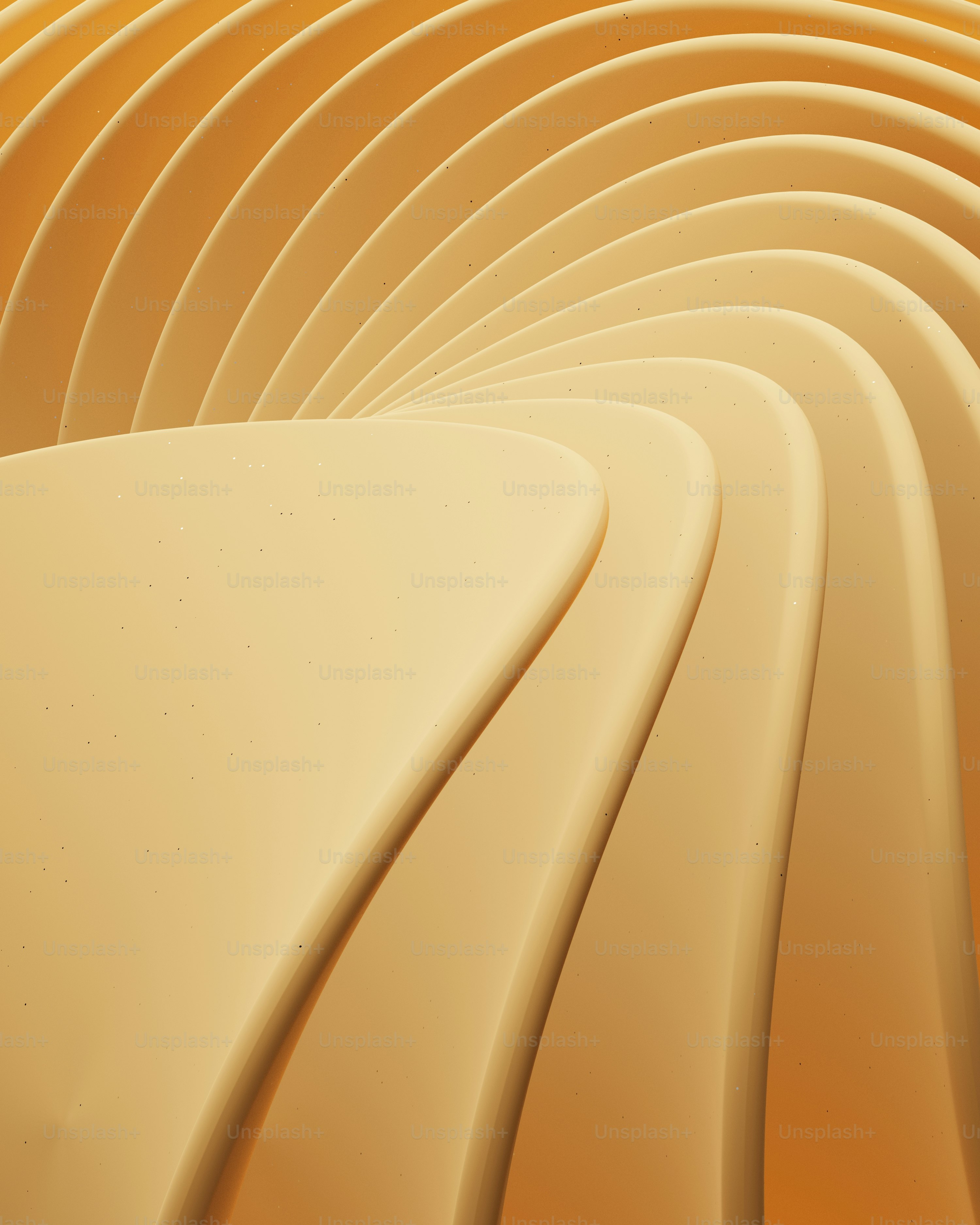 An abstract image of wavy lines in yellow photo – Background Image on ...