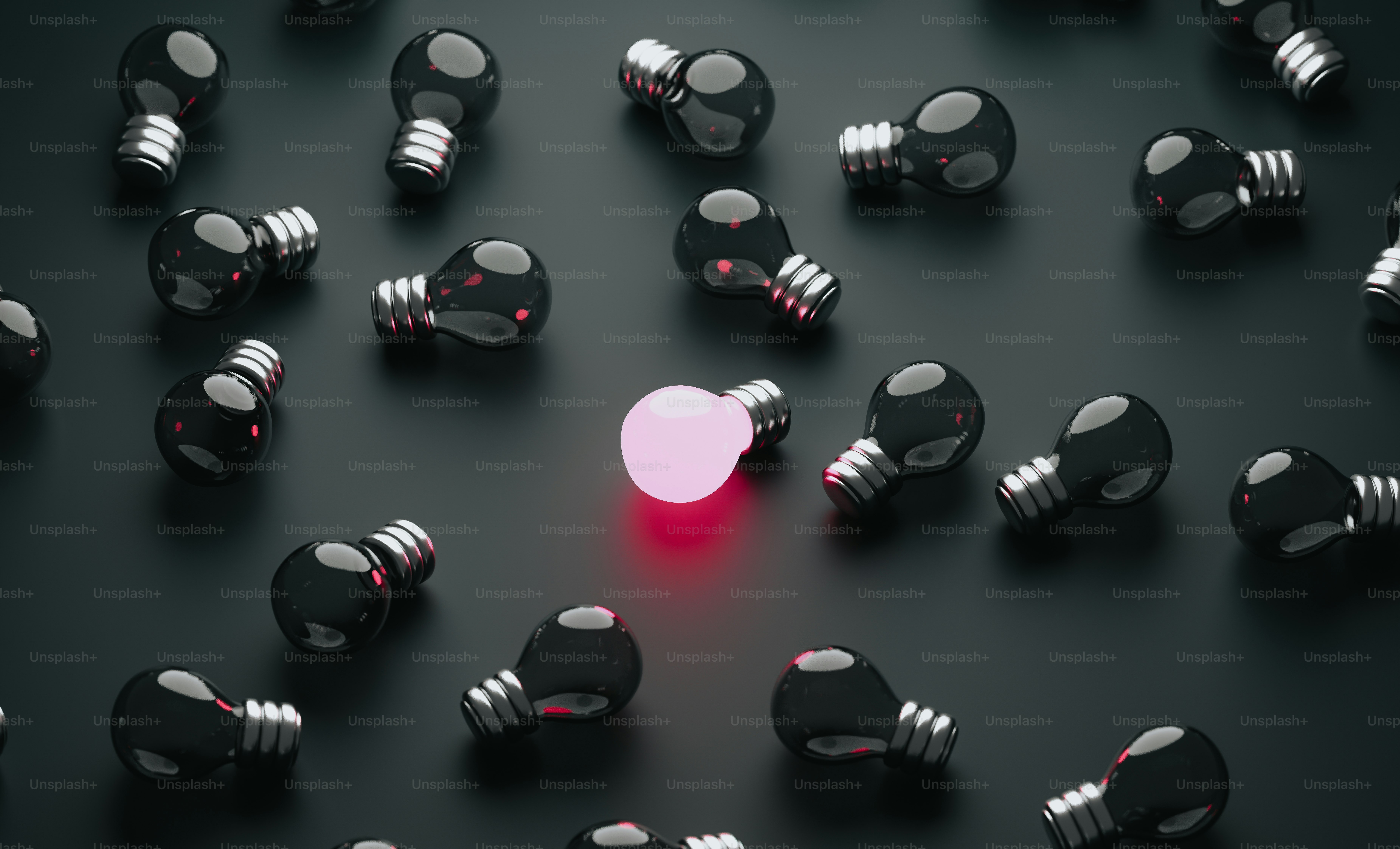 A light bulb surrounded by many other light bulbs photo – Motivate ...