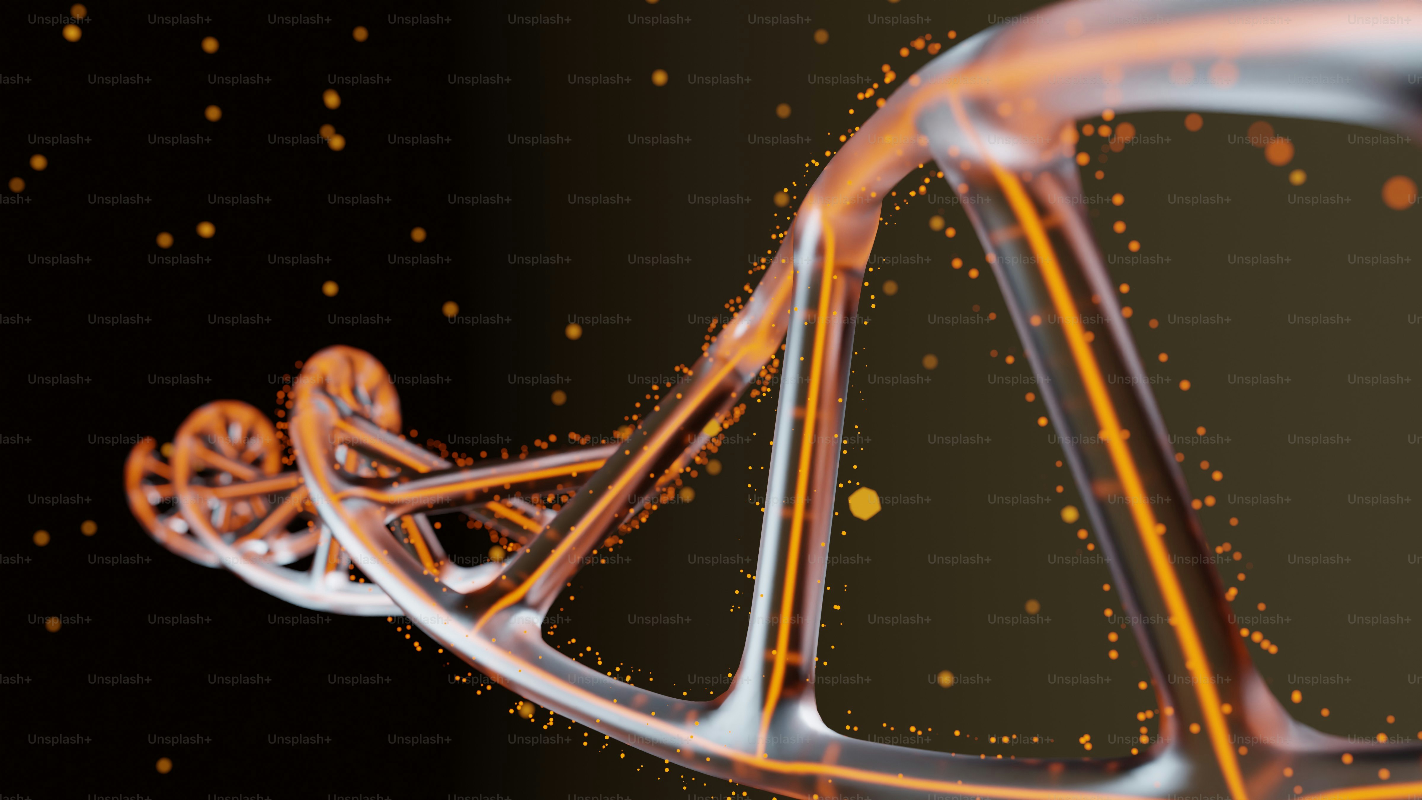 A close up of a model of a structure photo – Dna Image on Unsplash