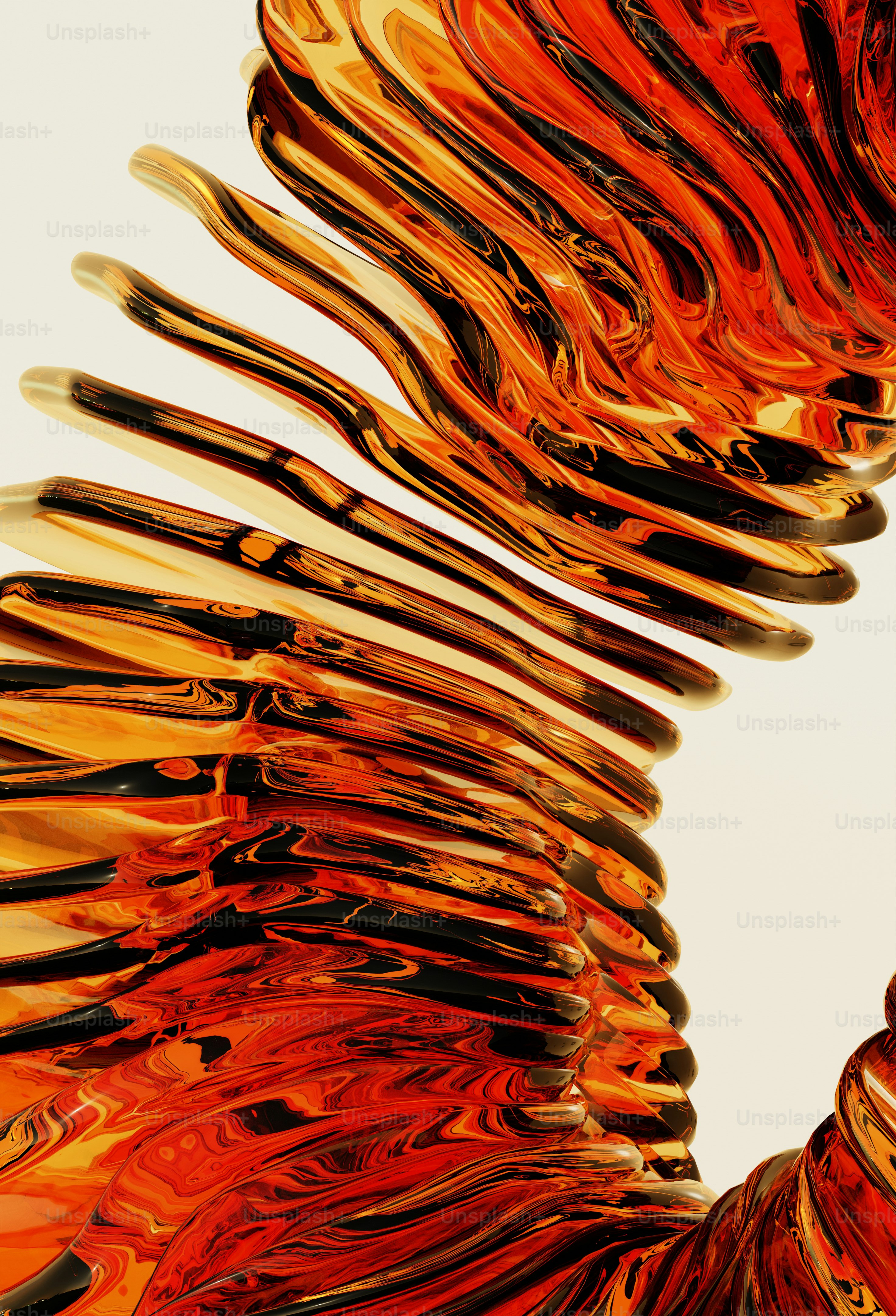 A close up of a blue glass object photo – Shapes Image on Unsplash