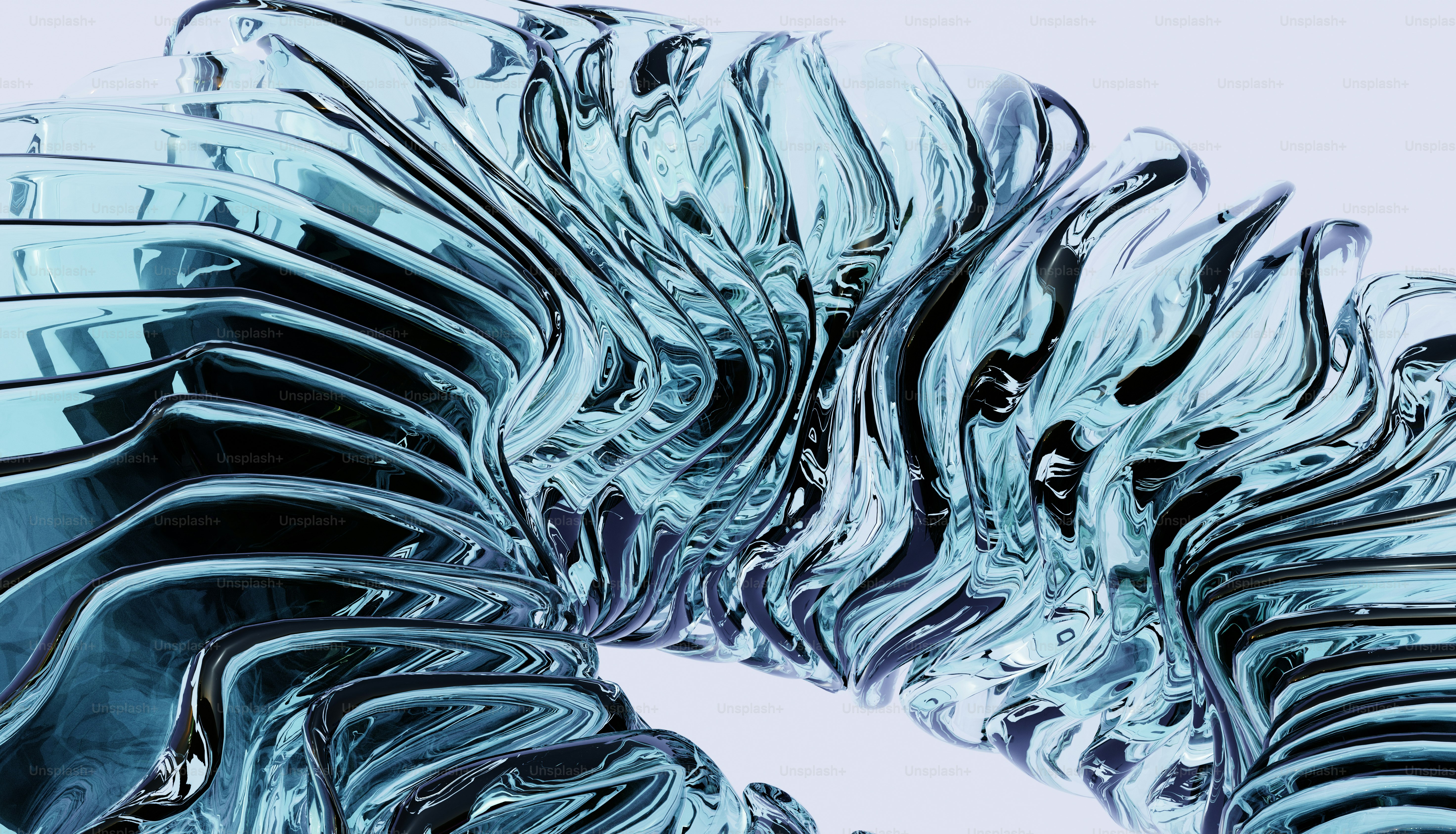 A close up of a blue glass object photo – Blue wallpaper Image on Unsplash