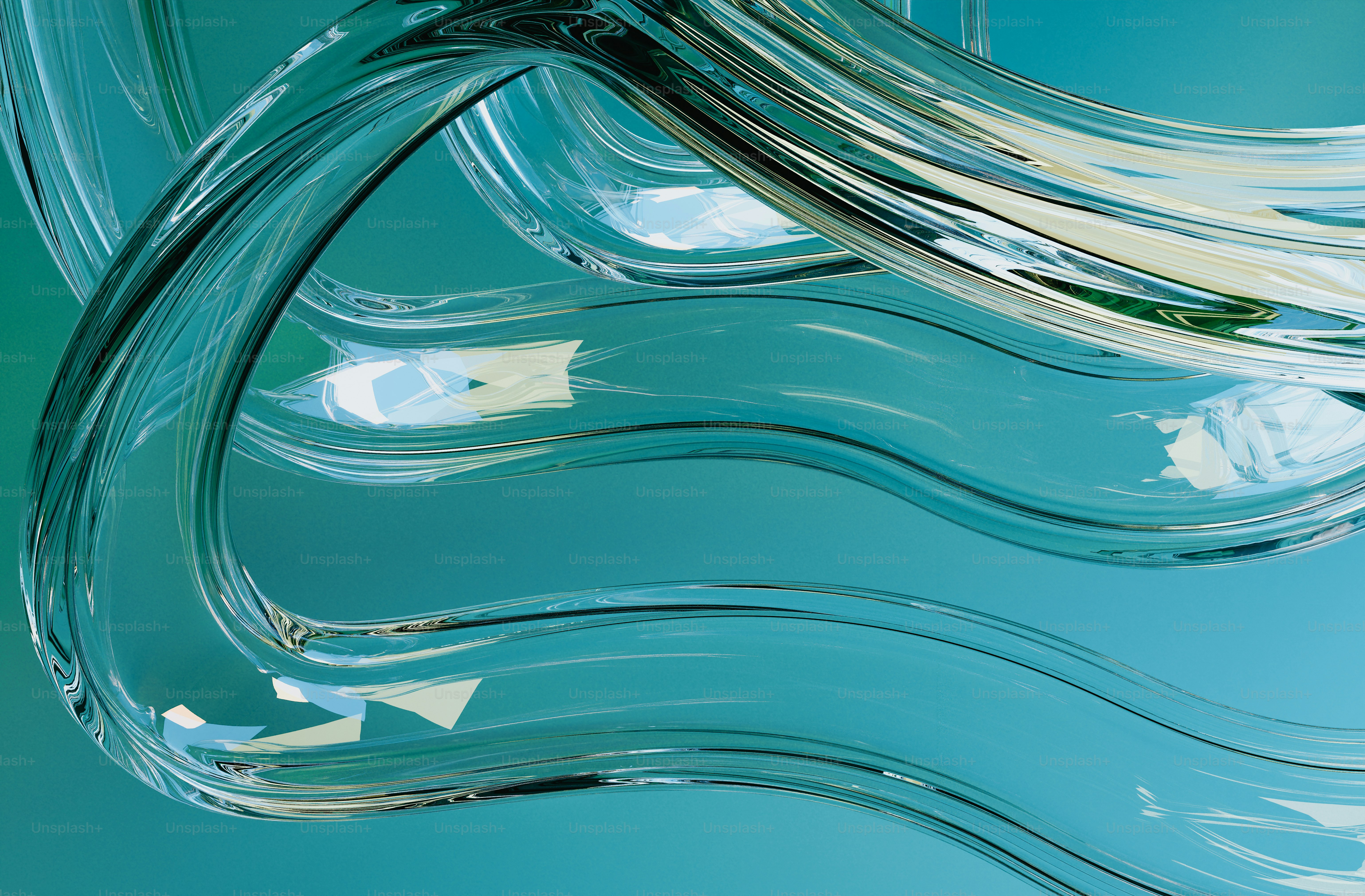 A close up of a glass object with a sky background photo – Glass art ...