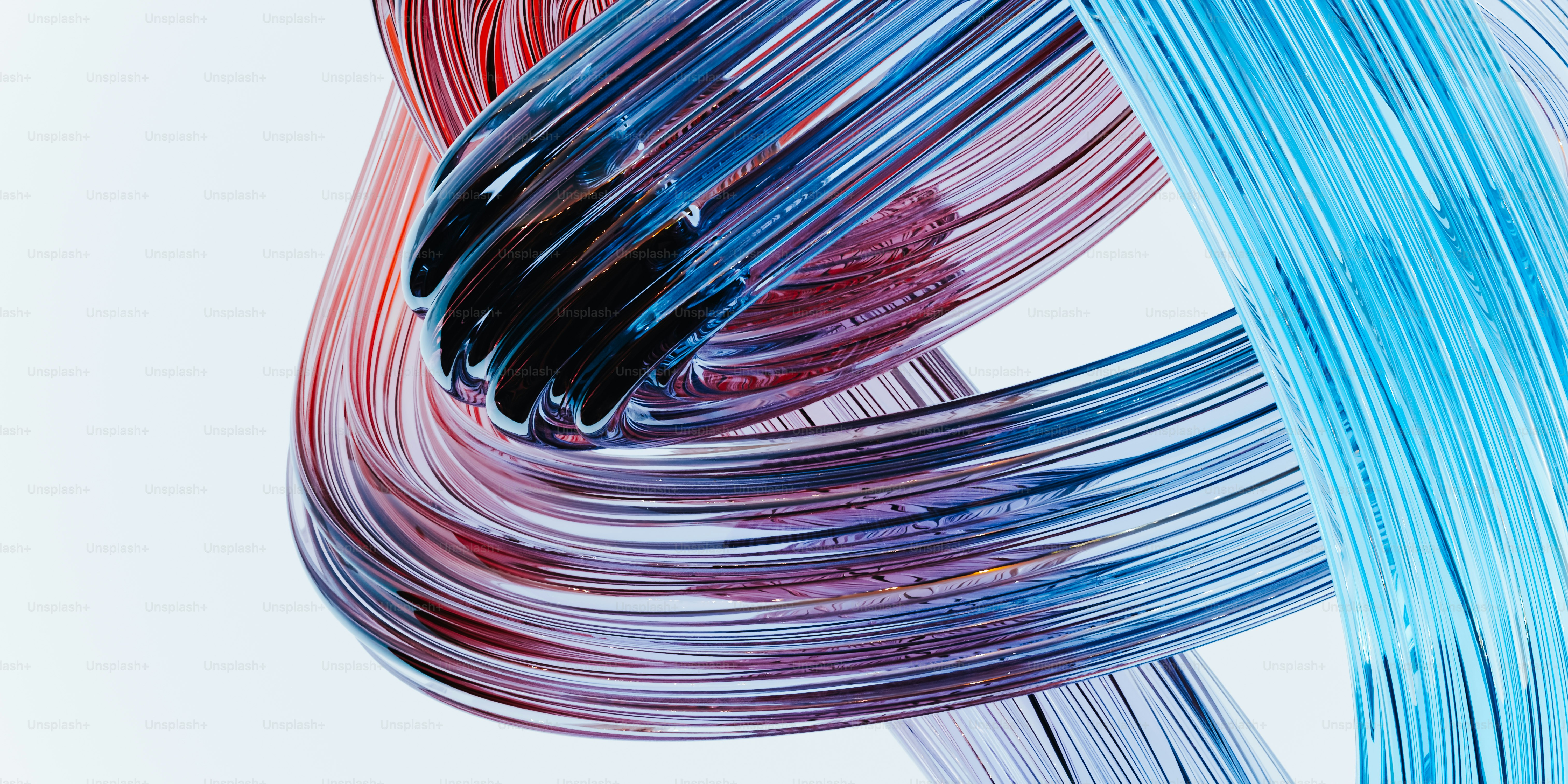 A close up of a bunch of wires on a white background photo – Glass ...