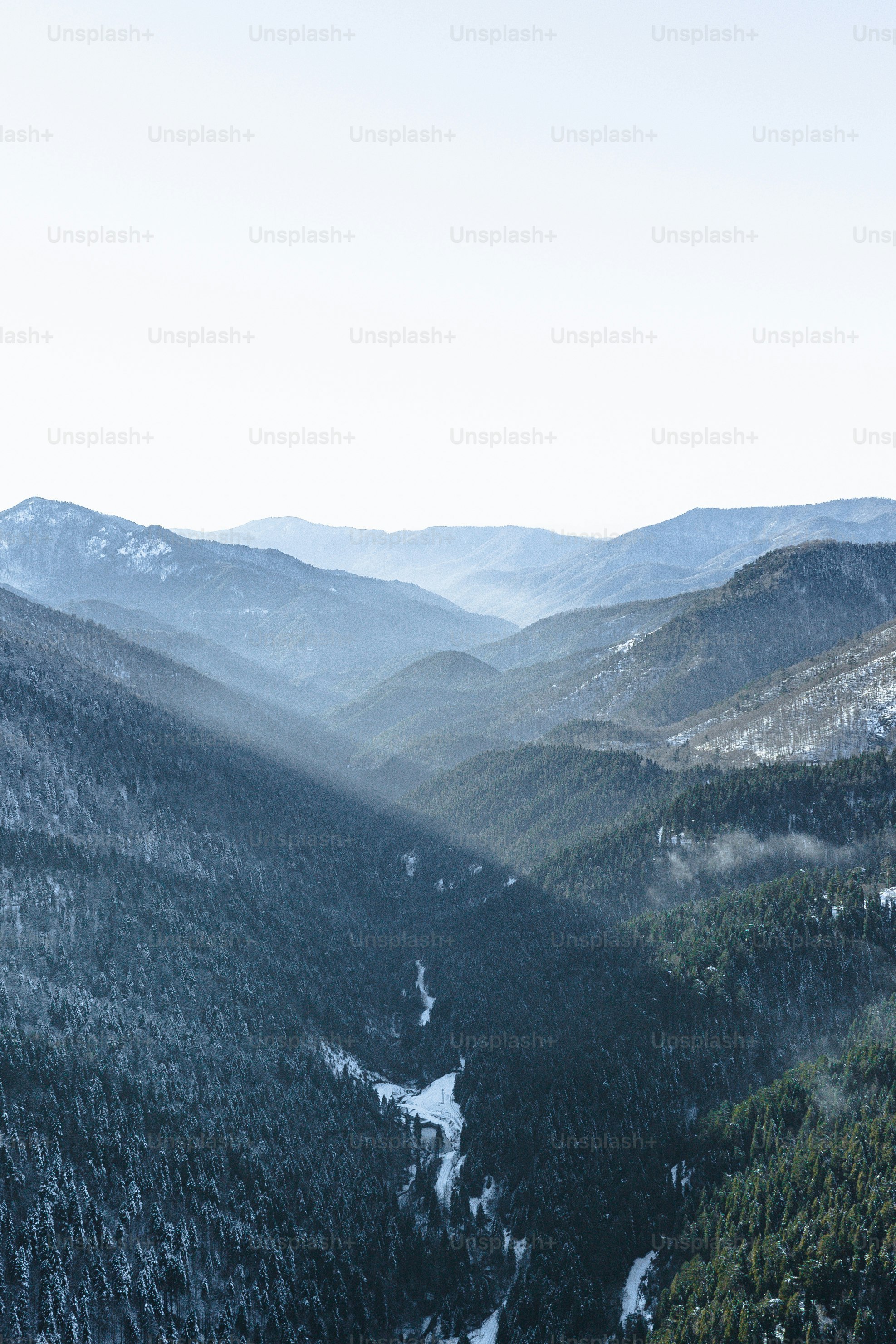 A view of the mountains from a high point of view photo – Mountain ...