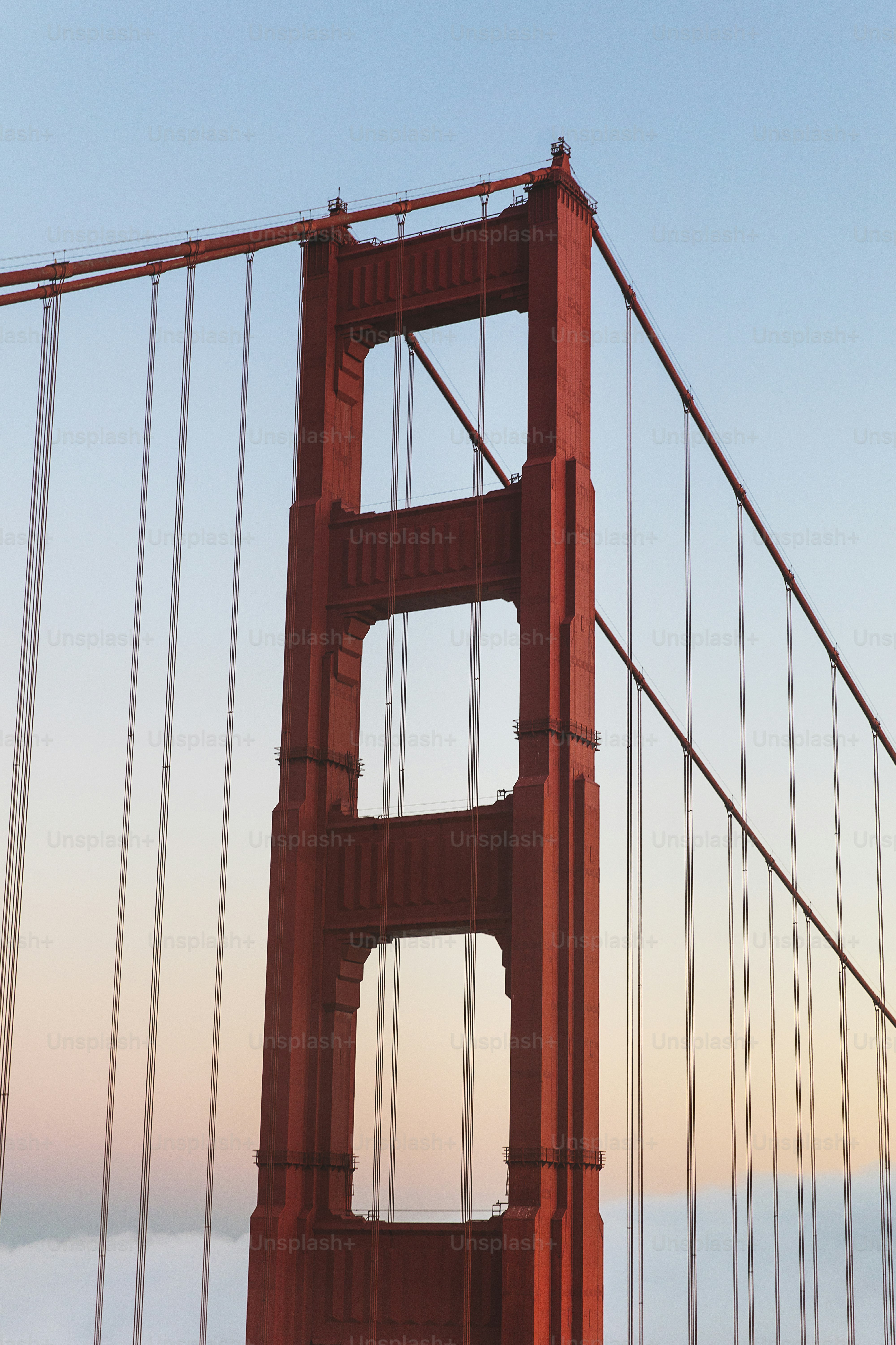 A foggy view of the golden gate bridge photo – San francisco Image on ...