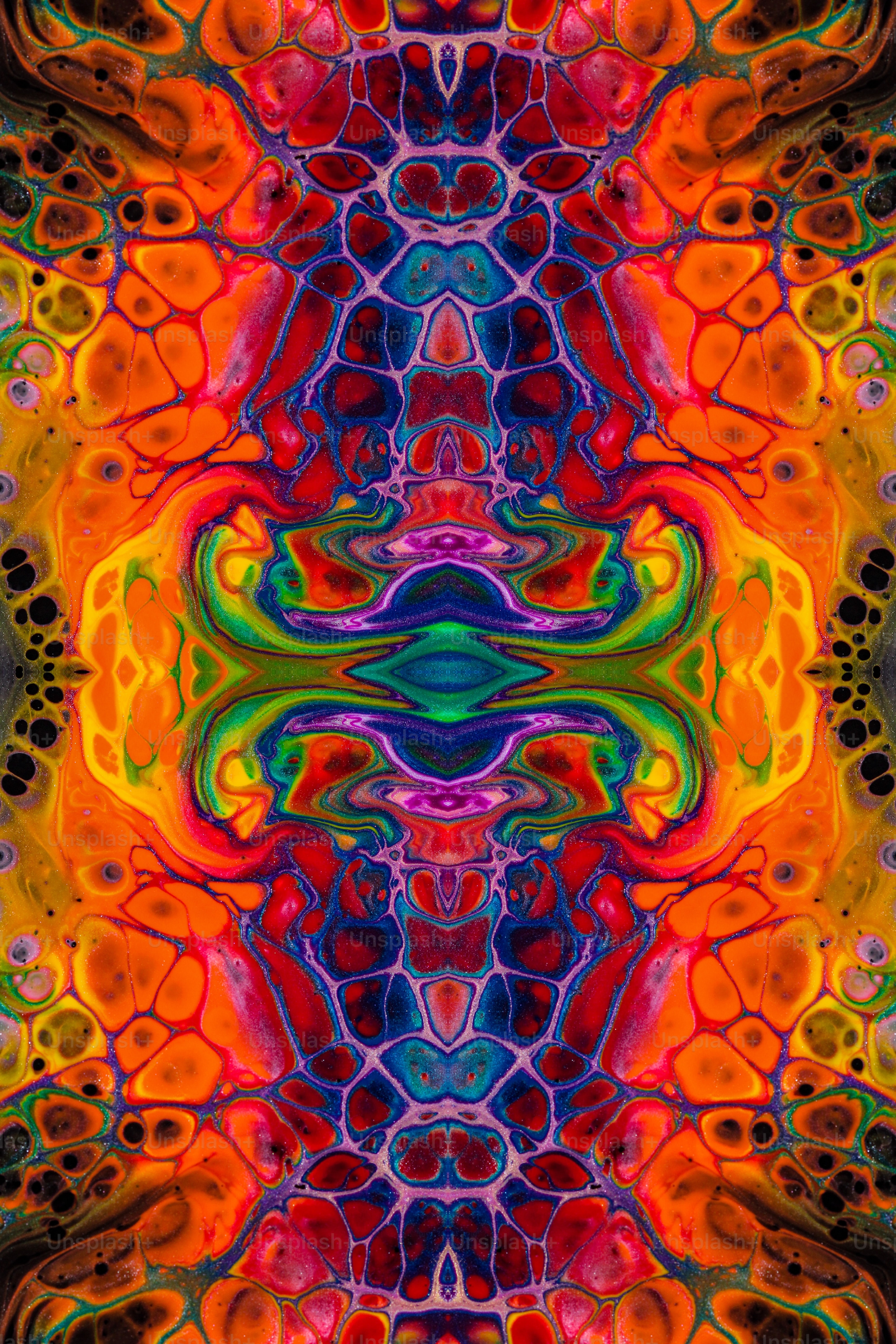 A colorful abstract background with many different colors photo ...