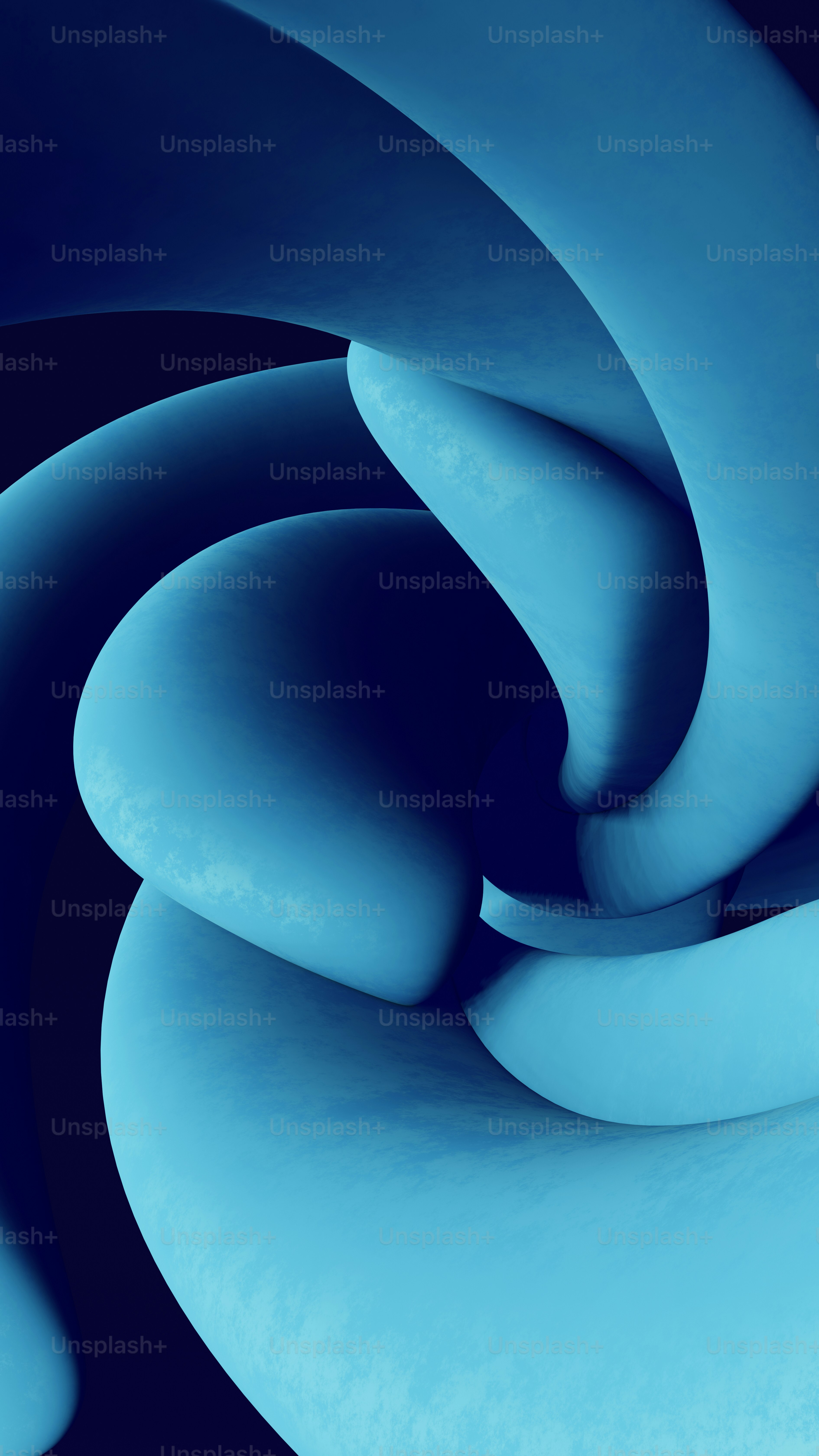 A close up of a blue object with a black background photo – 4k ...
