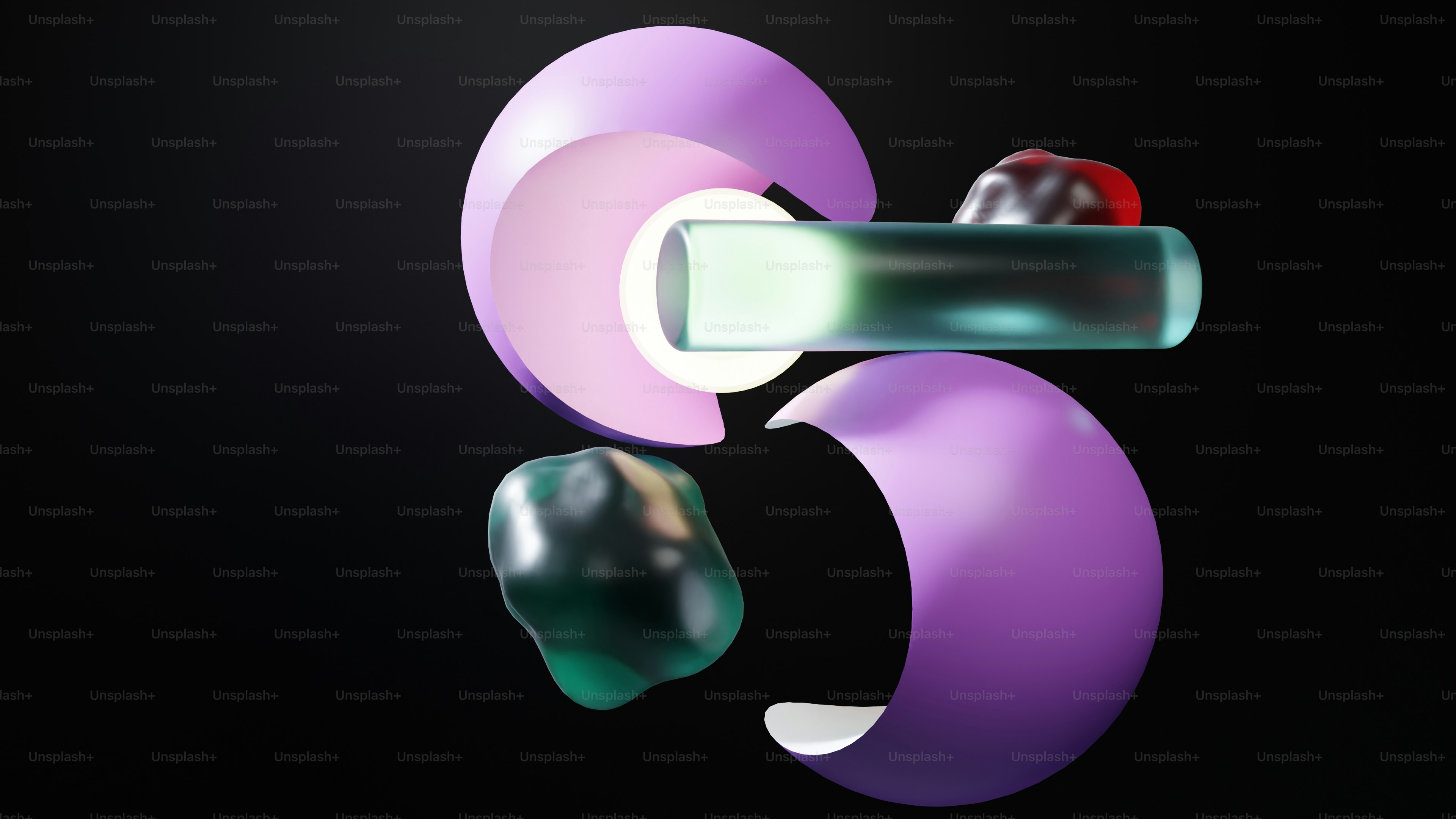 A computer generated image of a colorful object photo – Abstract Image ...