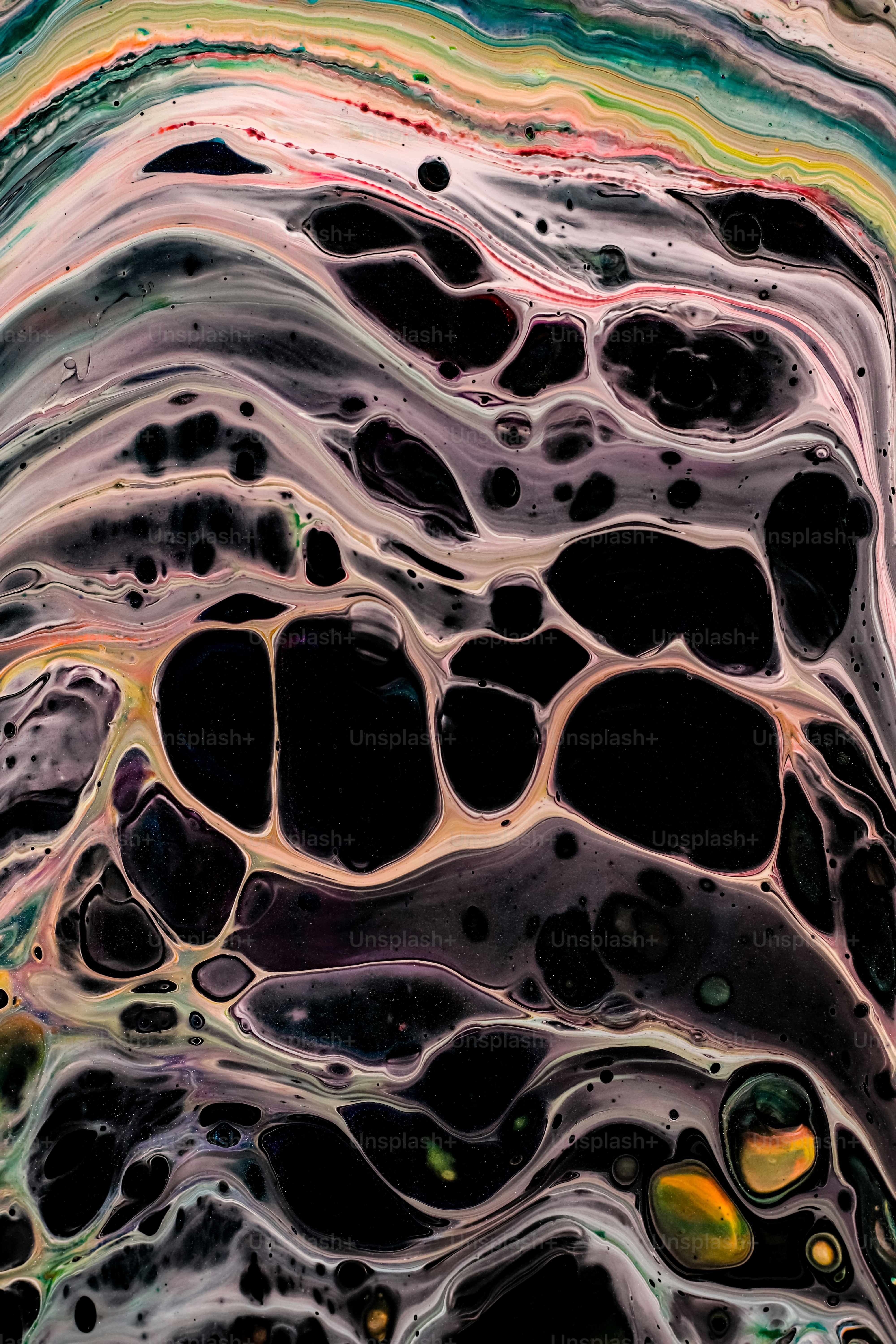 A close up view of a liquid substance photo – Pattern Image on Unsplash