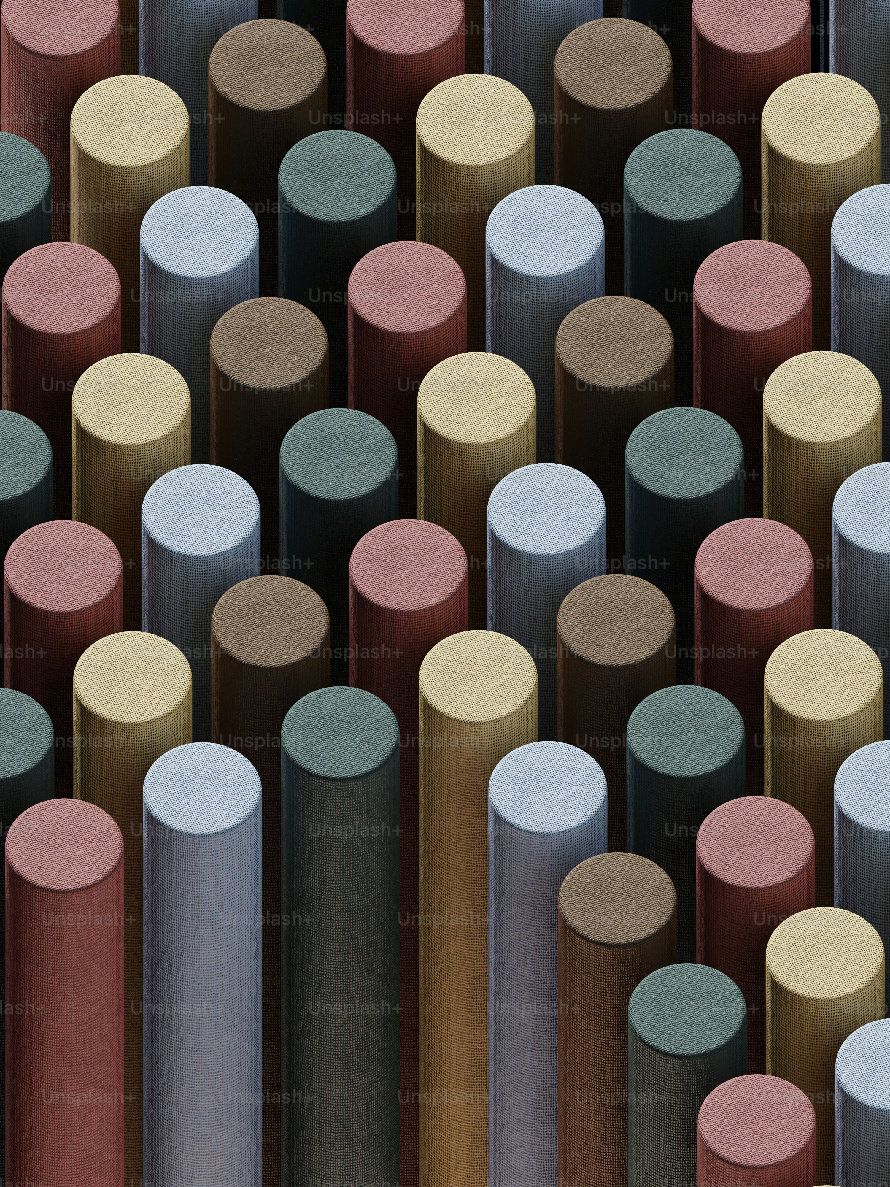 A large group of different colored round objects photo – Fabric Image ...