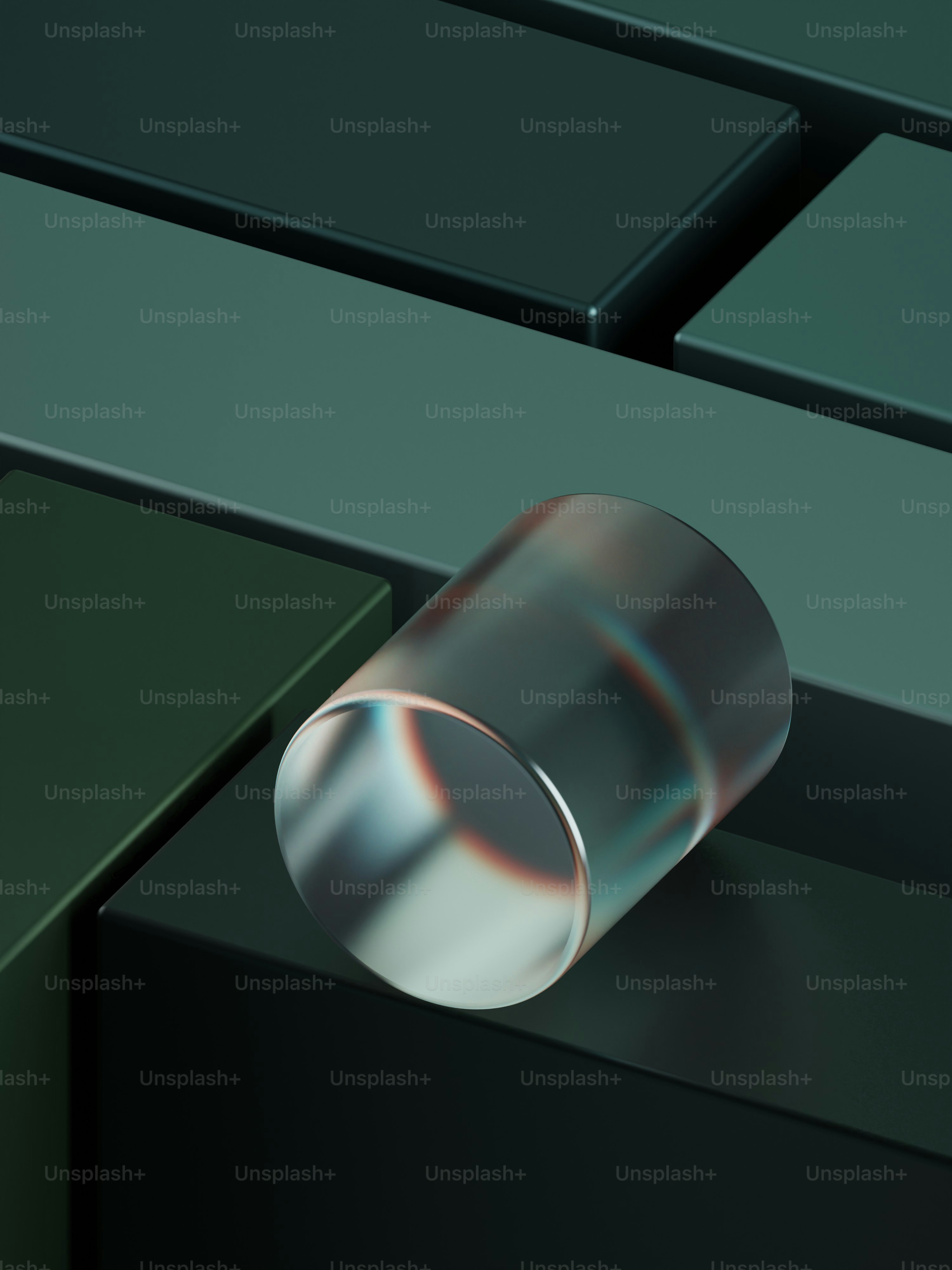 A close up of a circular object with a blurry background photo ...