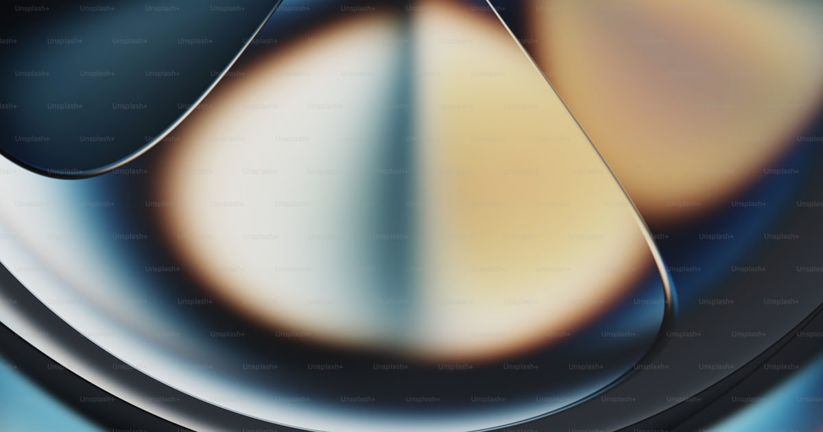 A Close Up Of A Circular Object With A Blurry Background Photo