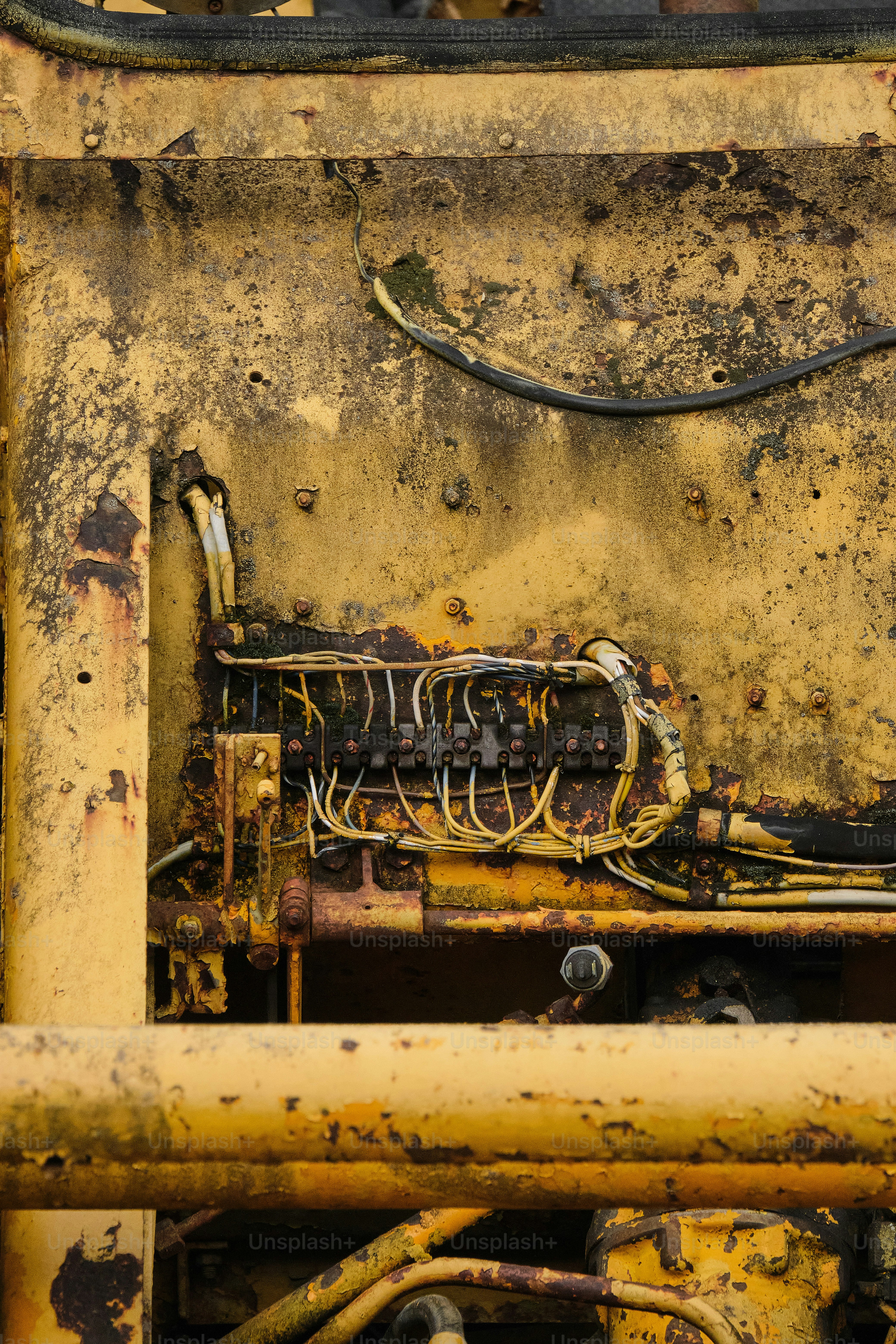 A close up of the front end of a bulldozer photo – Industry Image on ...