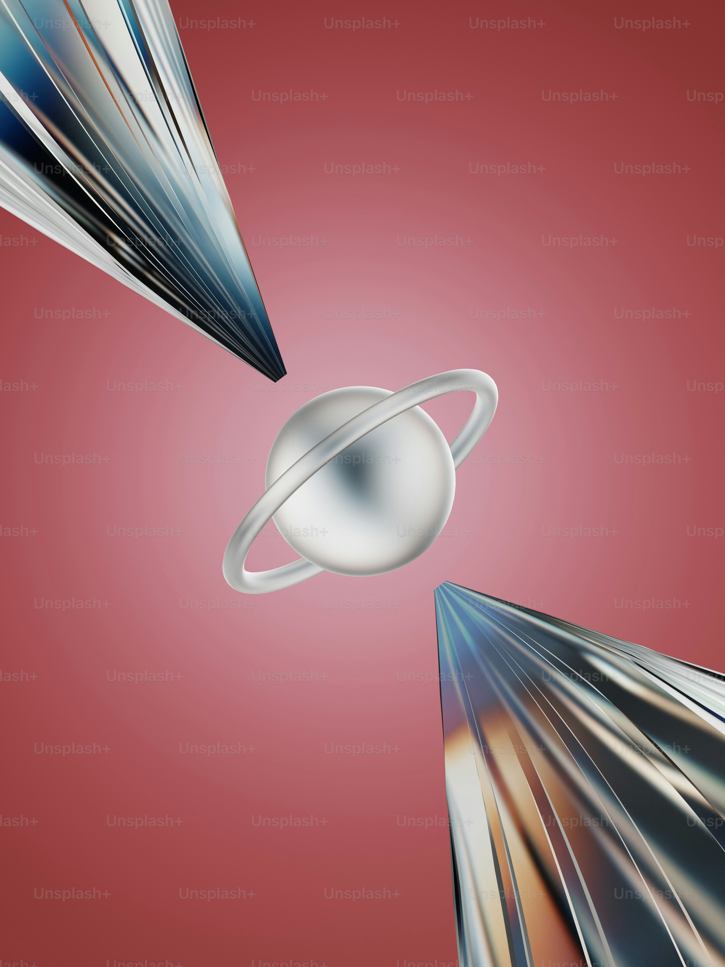 A white object flying through the air next to a red background photo ...