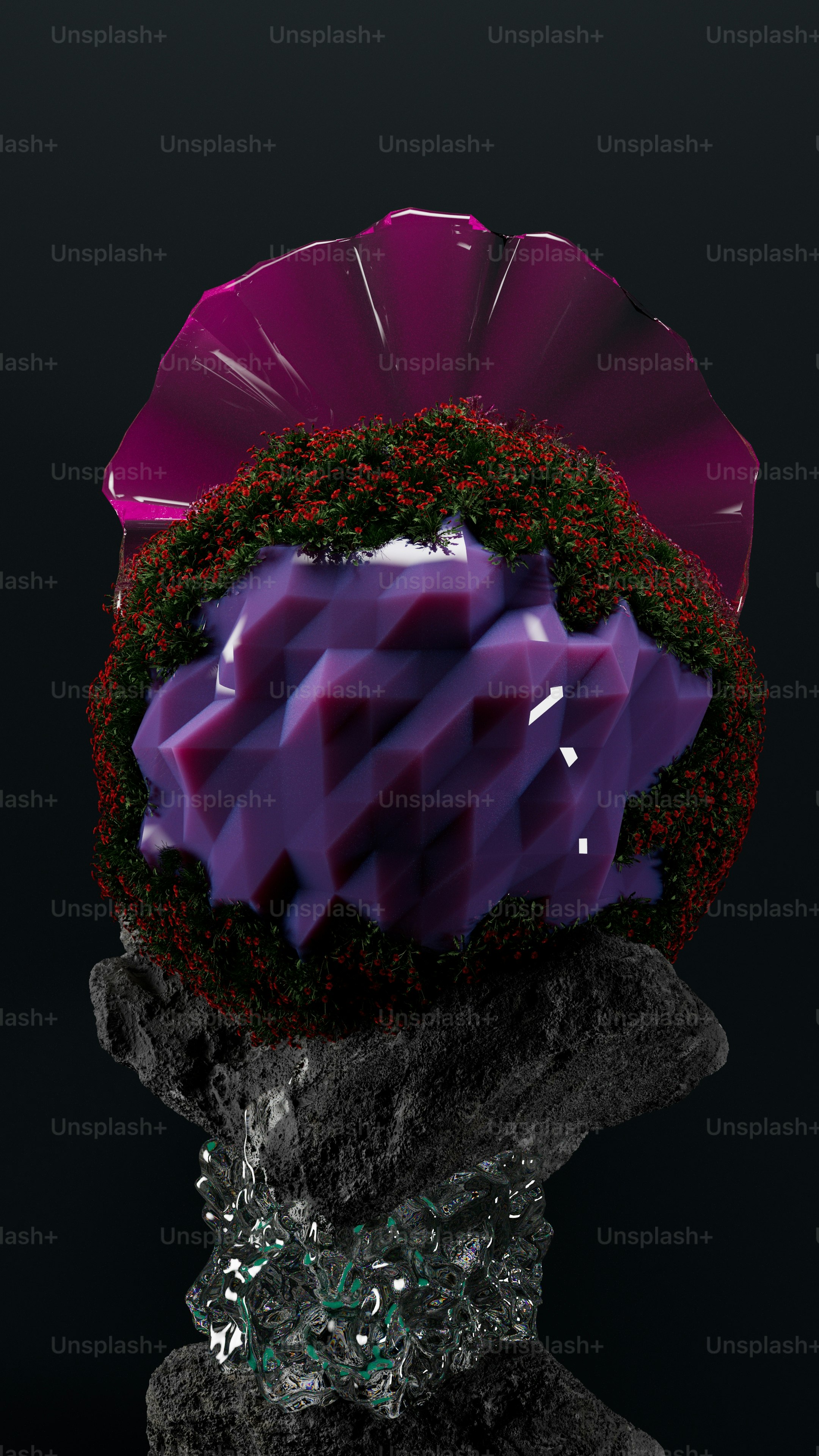 A group of shiny metal objects in the dark photo – 3d Image on Unsplash