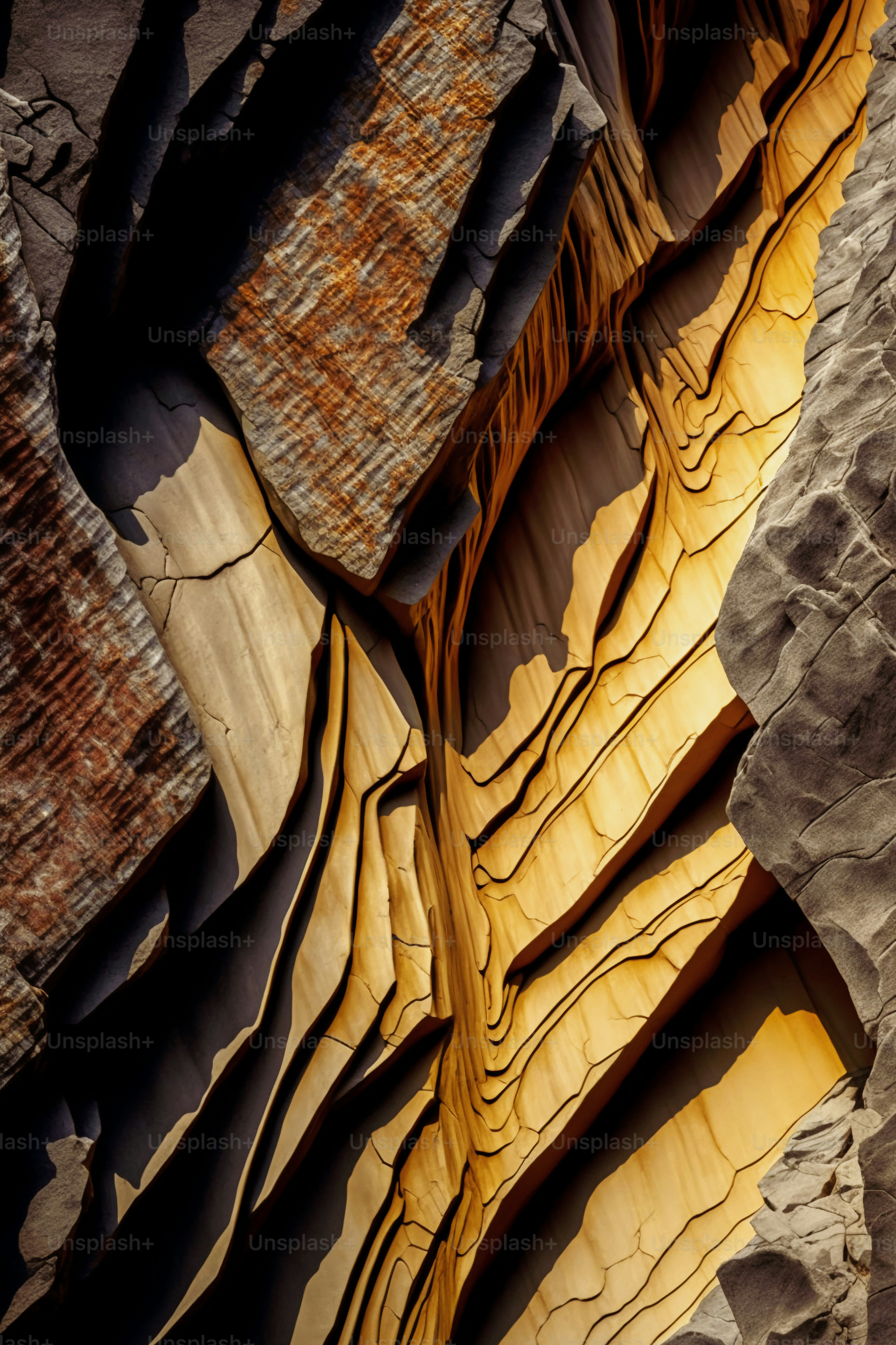 A close up view of a rock face photo – Backgrounds Image on Unsplash