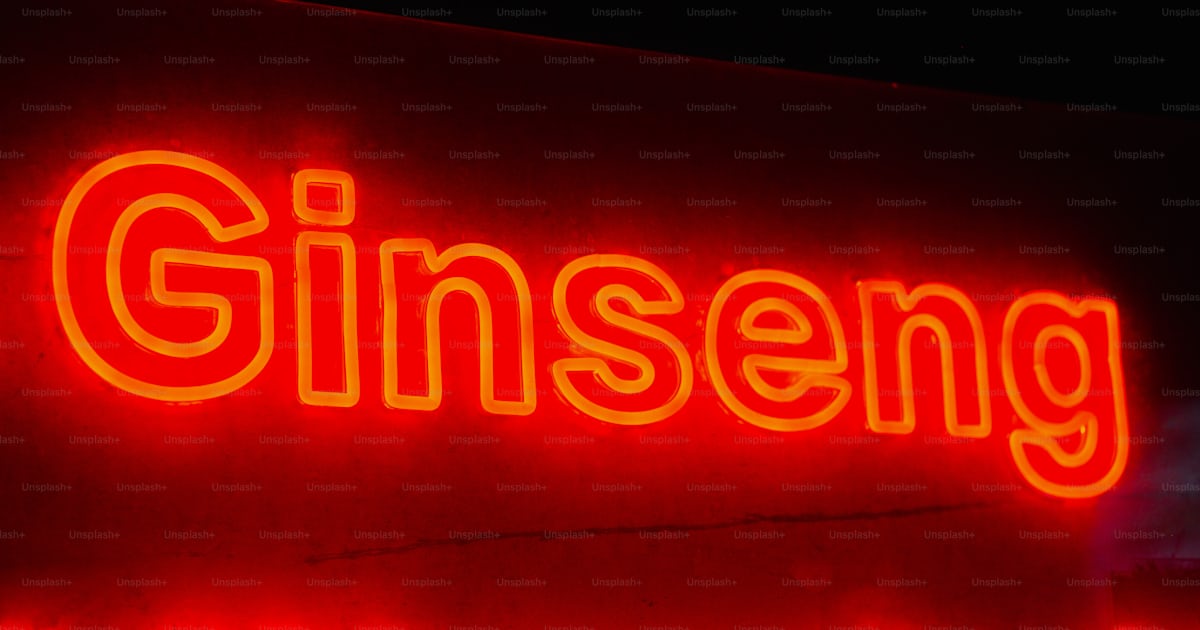 인삼이라고 적힌 빨간 네온사인 사진 Unsplash의 네온 이미지