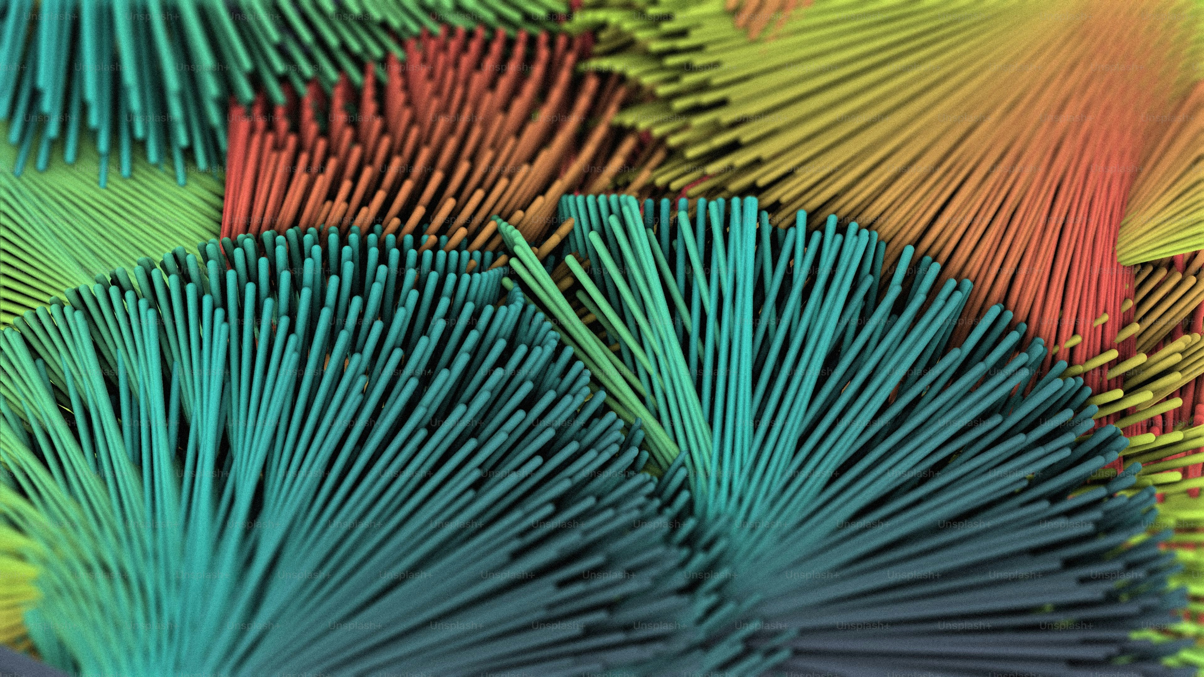 A close up of a bunch of colorful sticks photo – Digital image Image on ...