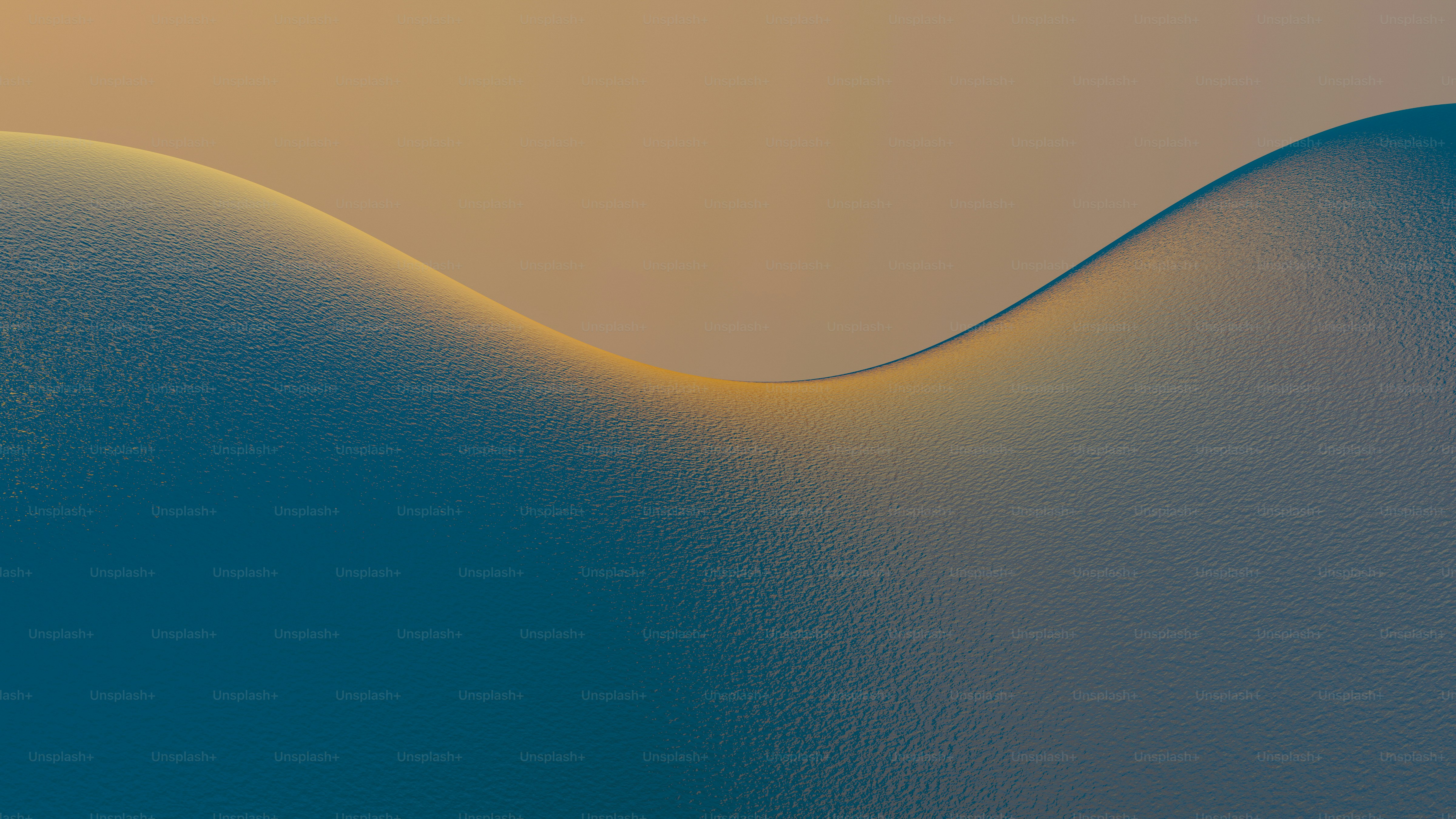 An abstract image of a blue and yellow wave photo – Background Image on ...