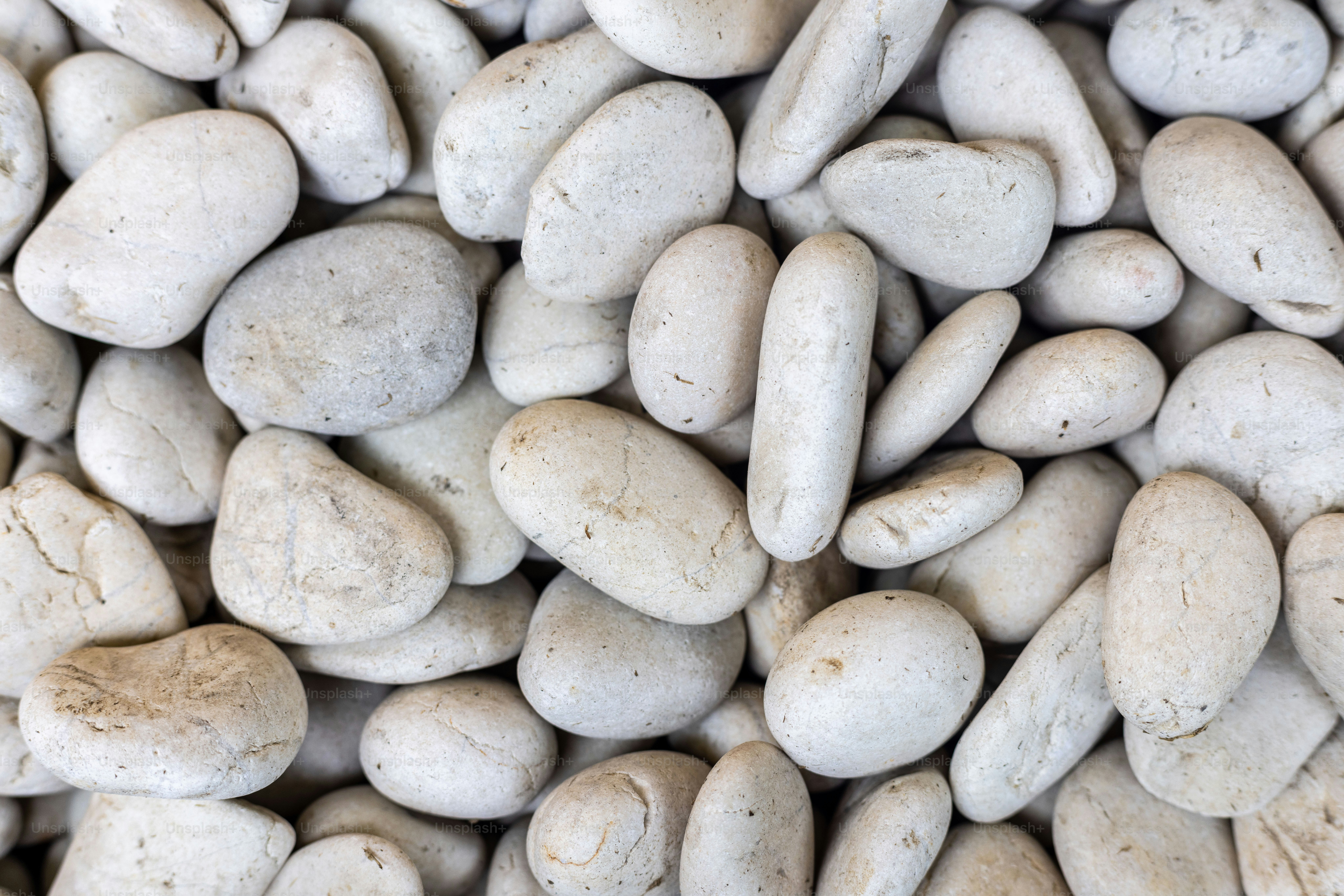 A pile of white rocks sitting next to each other photo – Natural ...