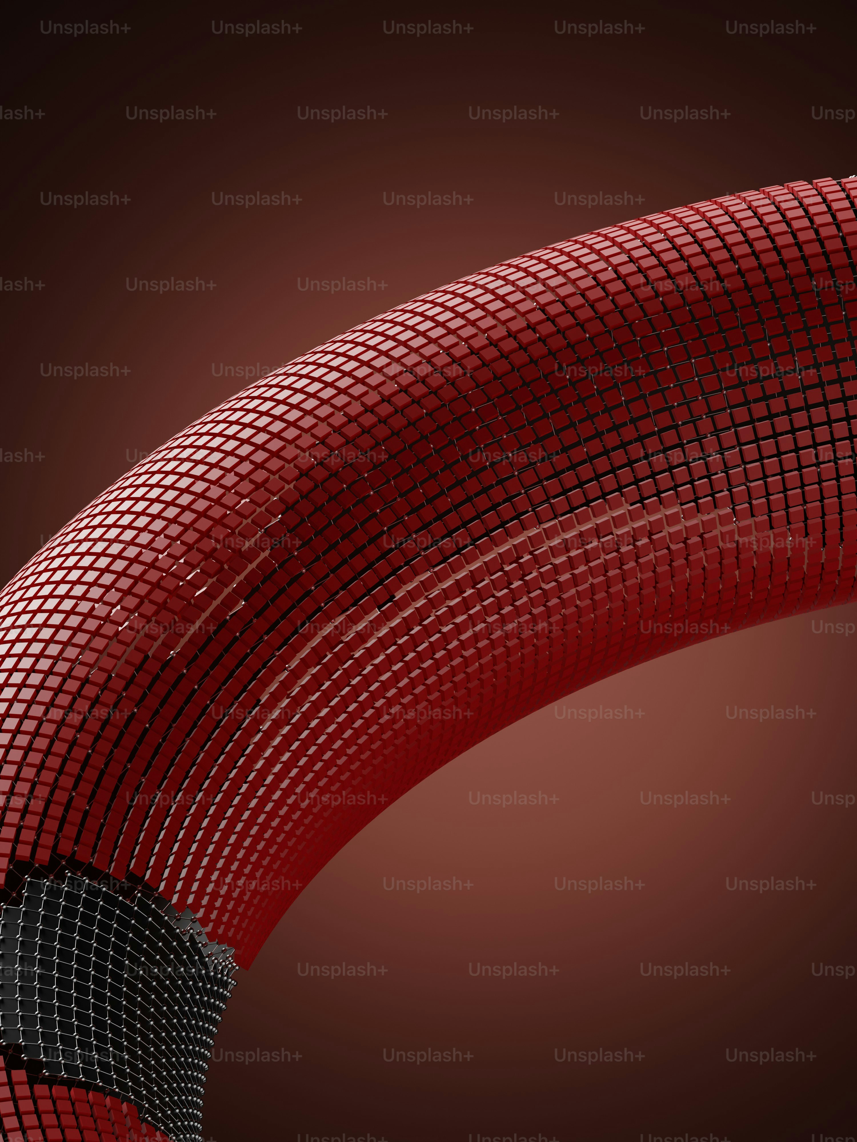 A close up of a red and black object photo – Black and red background ...