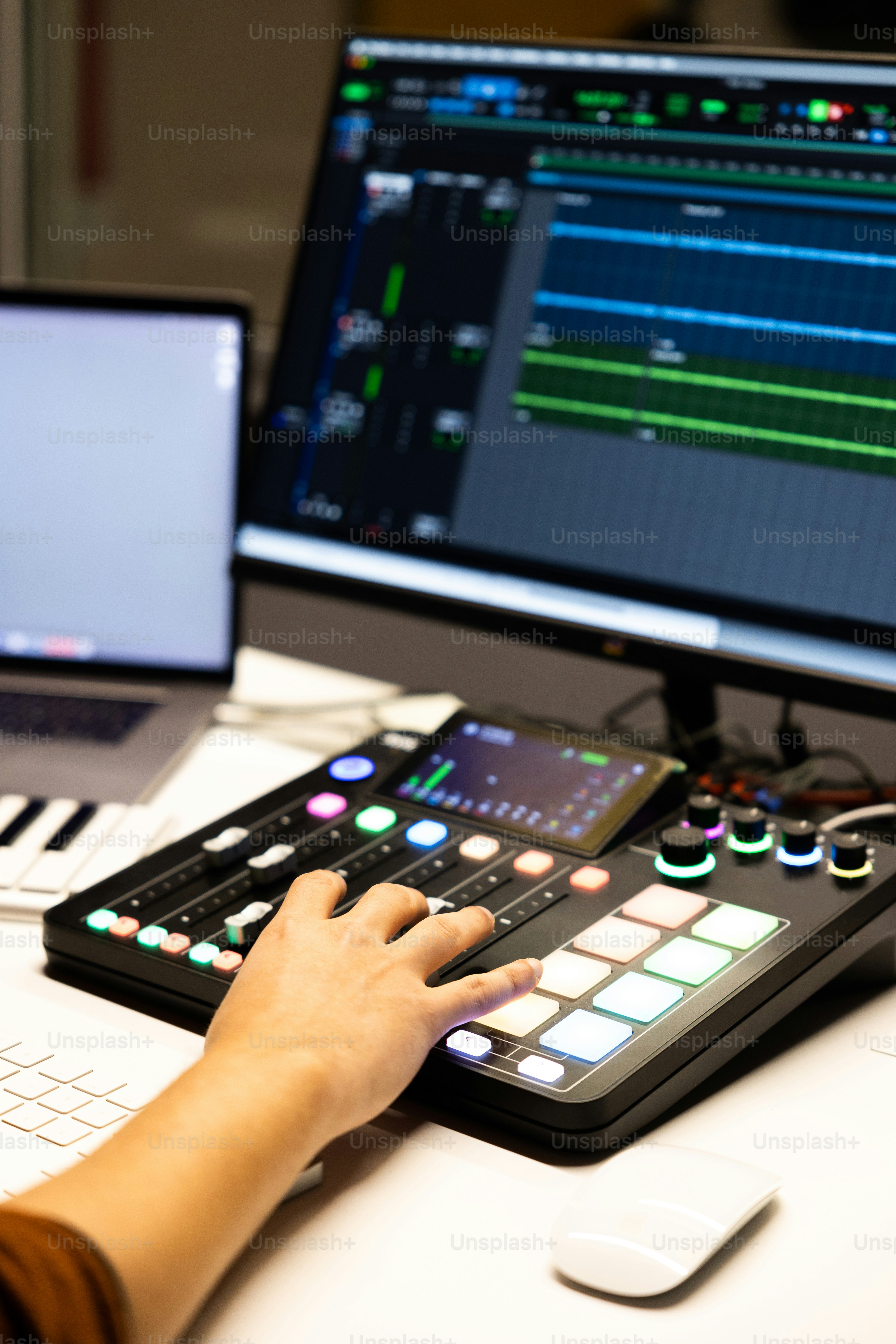 A person working on a computer at a desk photo – Man Image on Unsplash