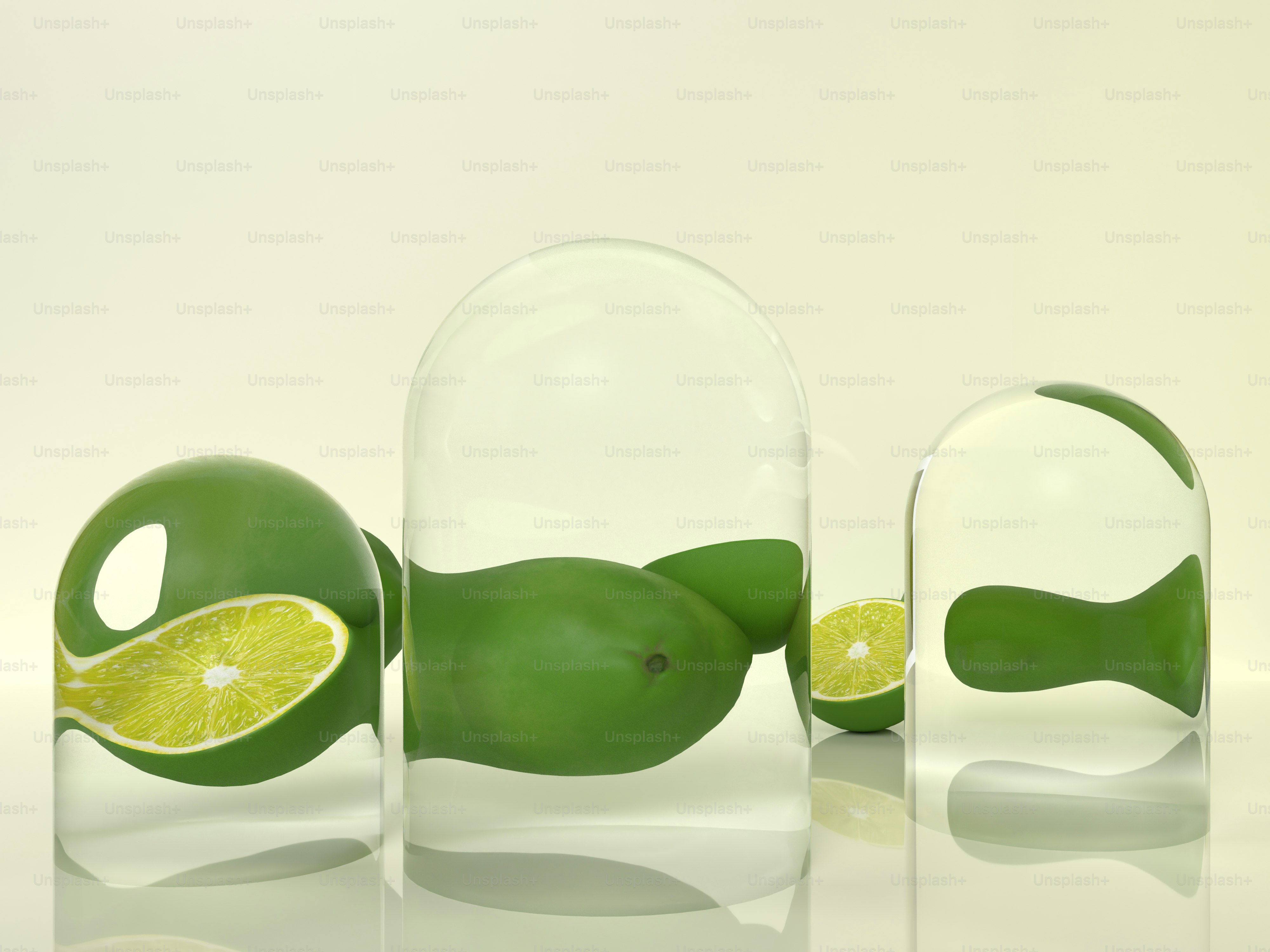 A glass vase with a lemon inside of it photo – Fruit Image on Unsplash