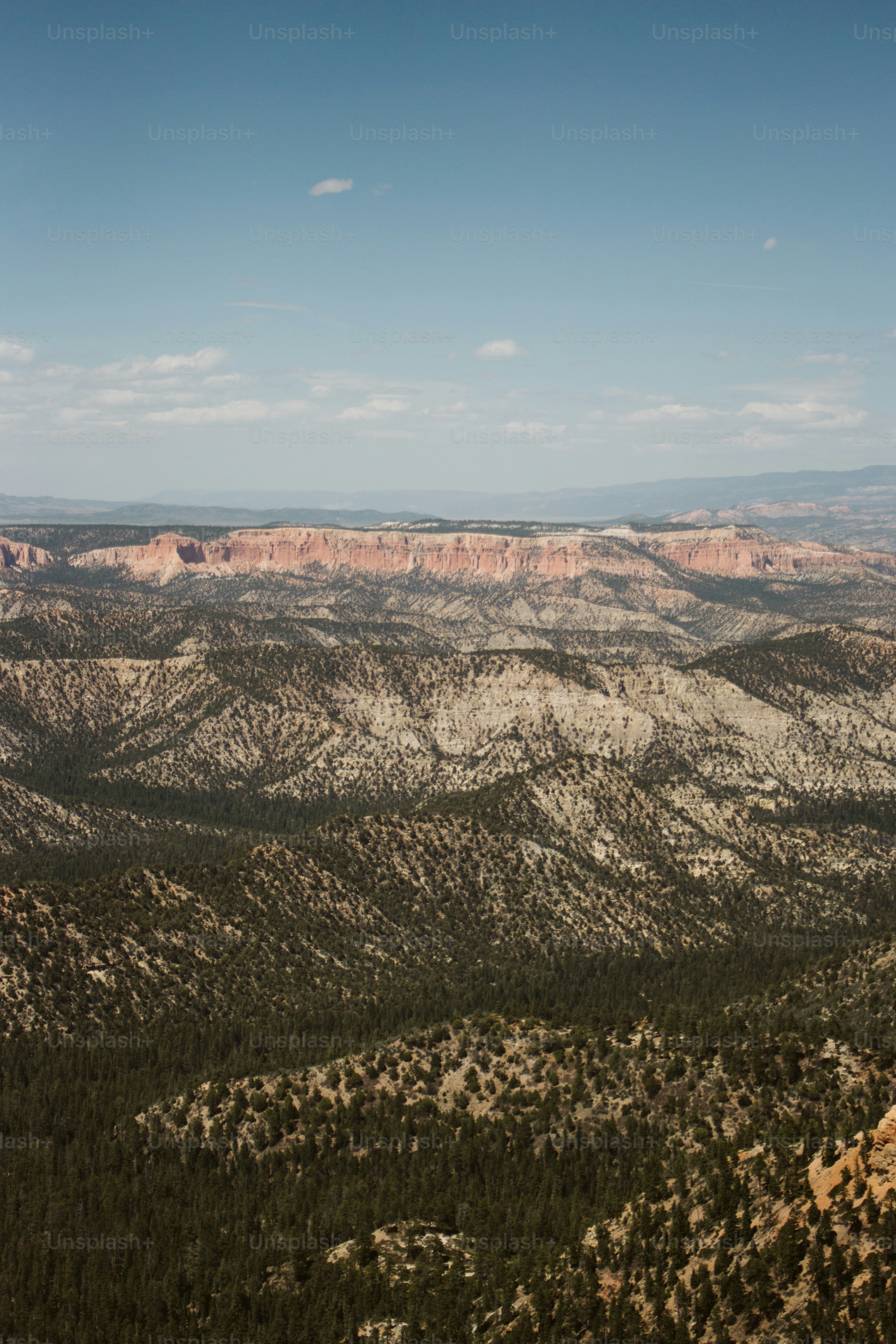 A view of a mountain range from a high point of view photo – Landscape ...