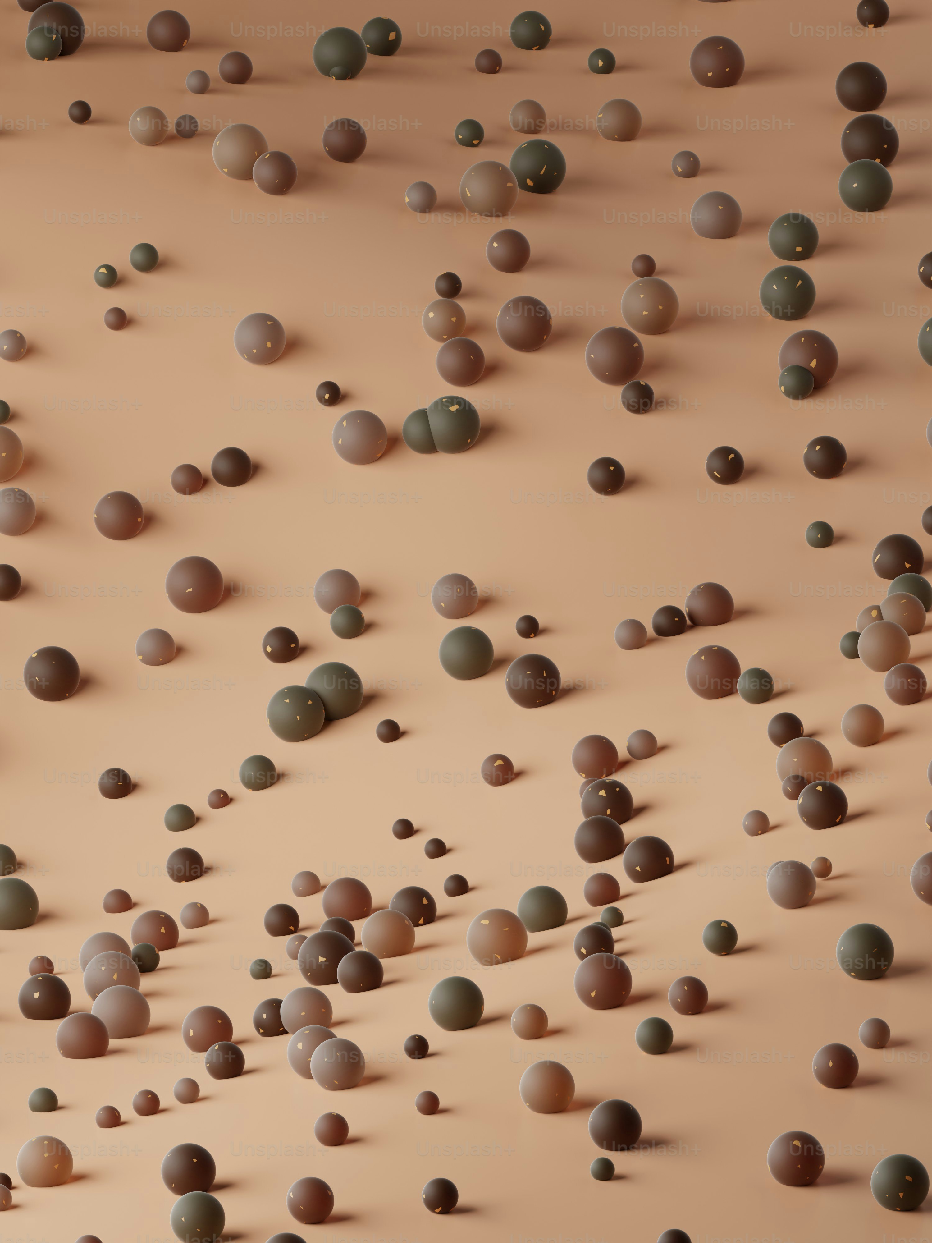 A bunch of balls floating in the air photo – 3d Image on Unsplash