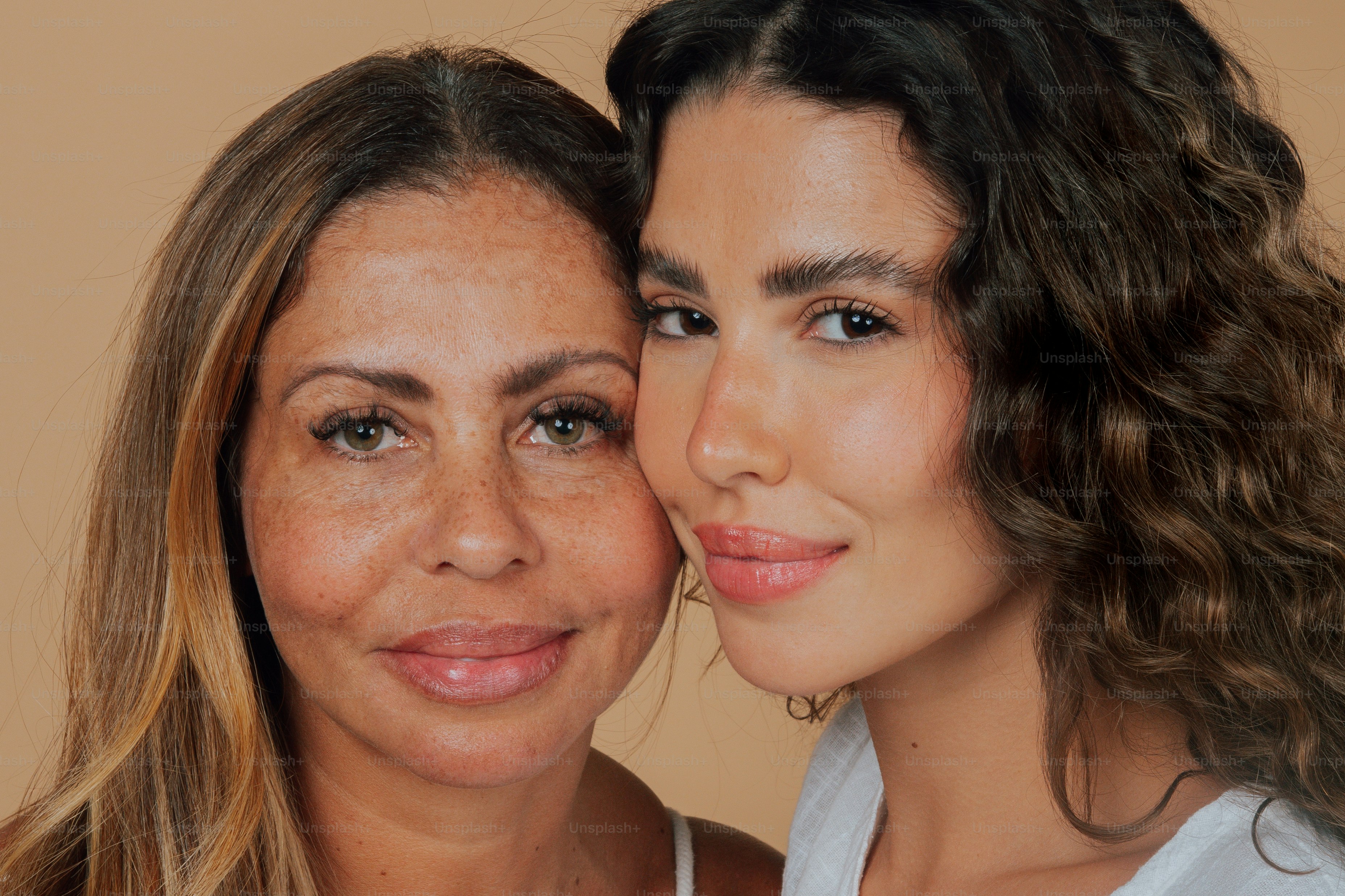 Two women are posing for a picture together photo – Females Image on ...