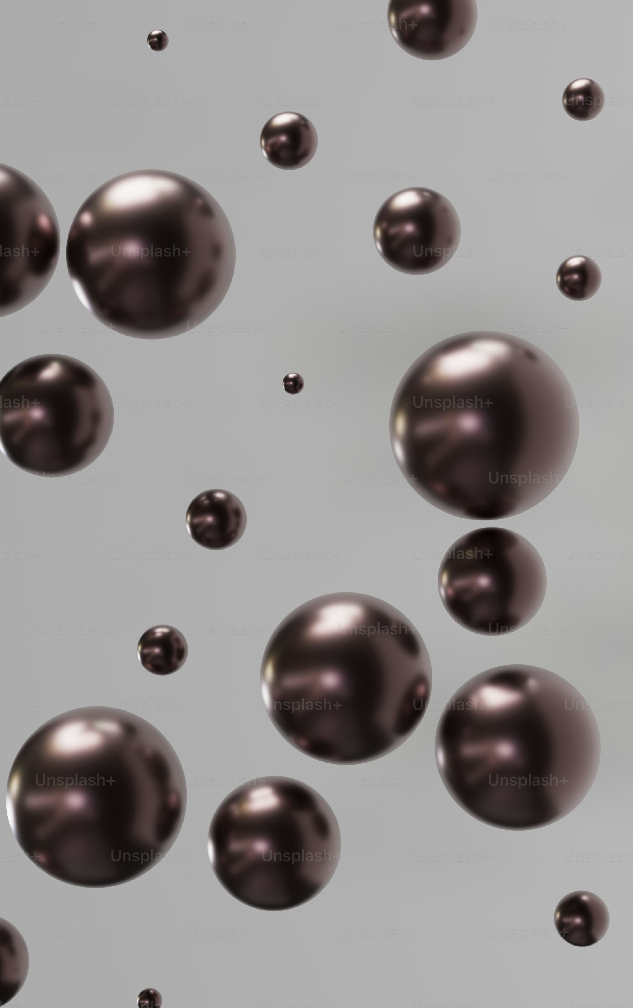A bunch of black balls floating in the air photo – Screensaver Image on ...