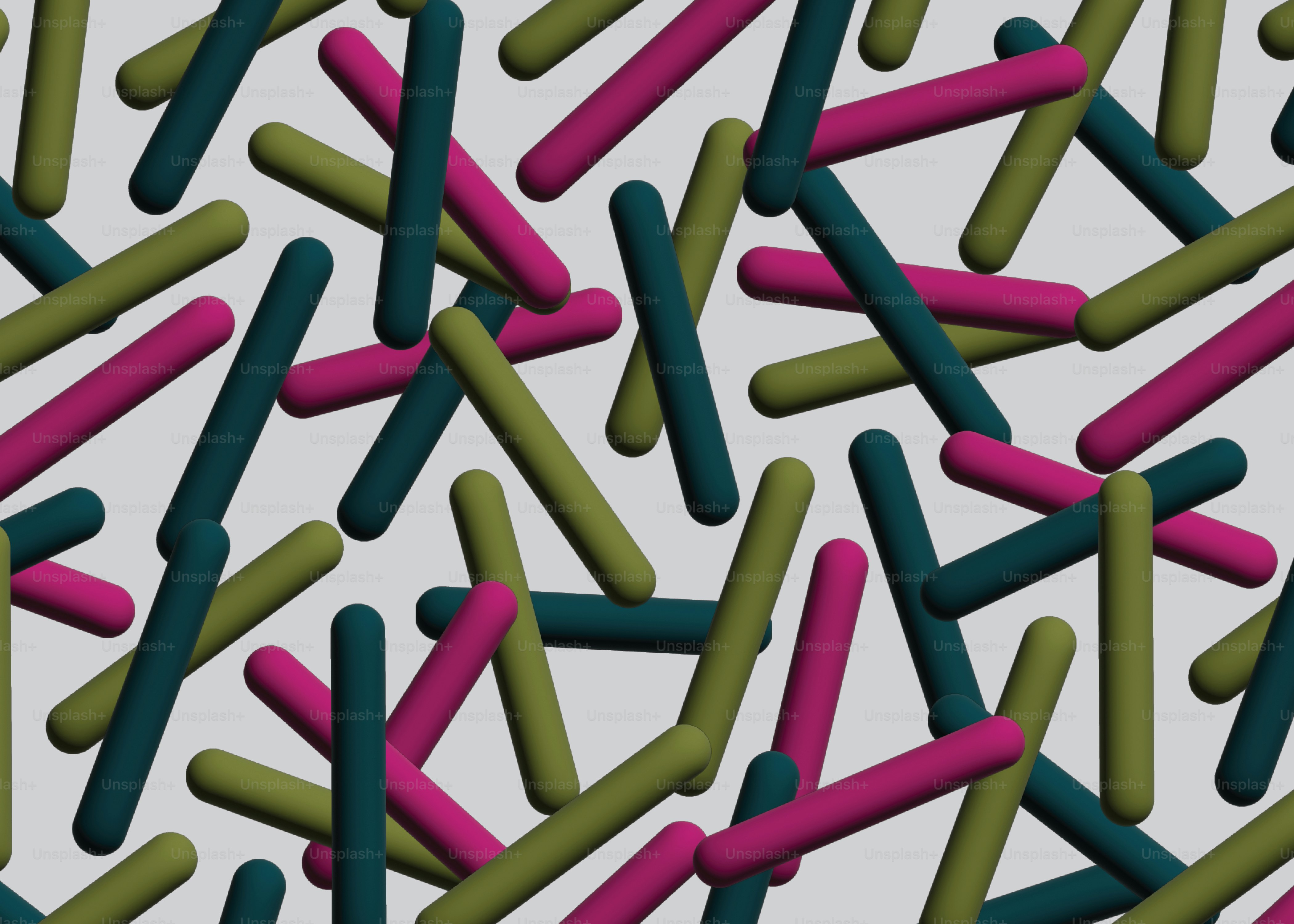 A lot of colorful sticks sticking out of the ground photo – Photoshop ...