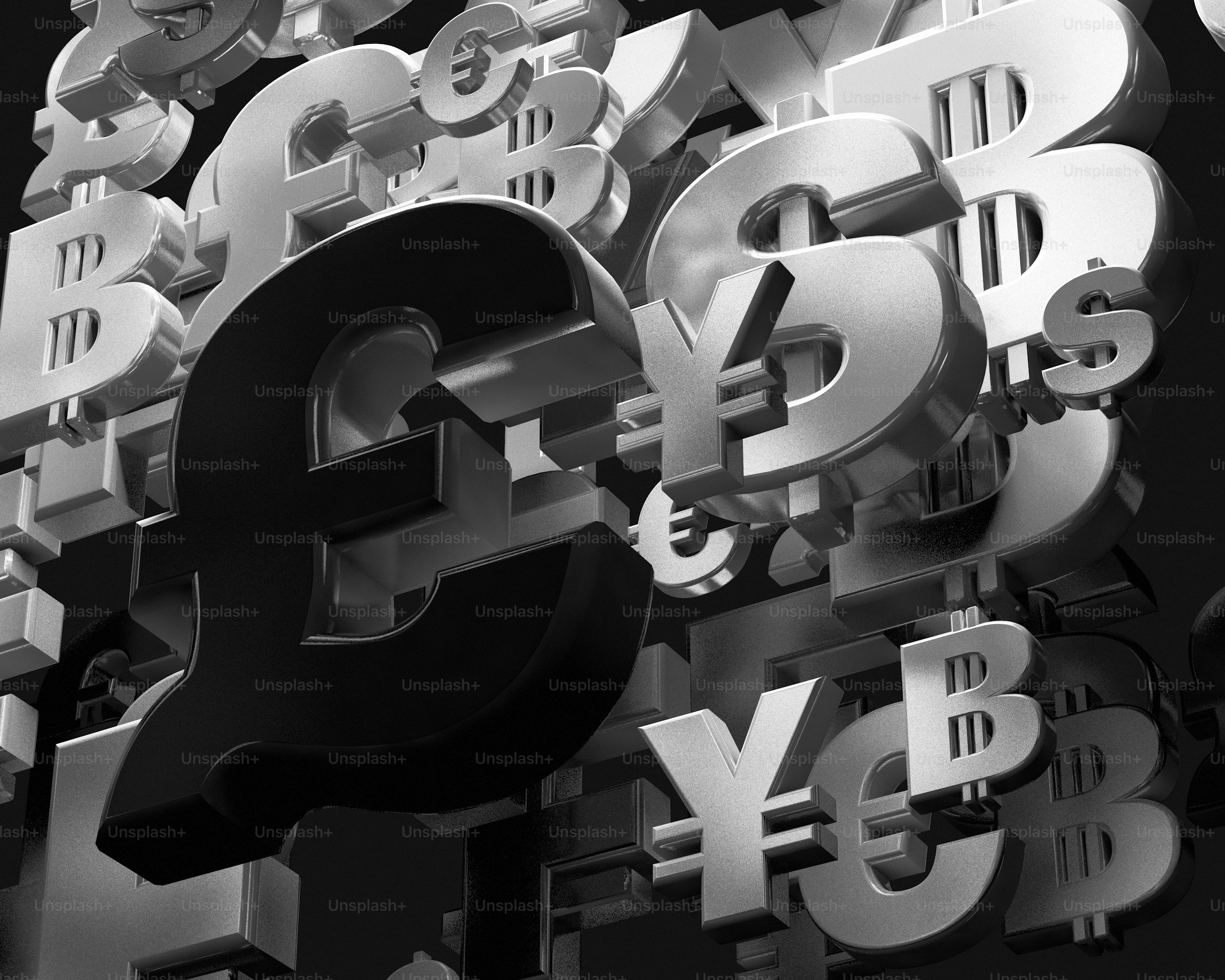 A black and white photo of a bunch of bitcoins photo – Bitcoin Image on ...