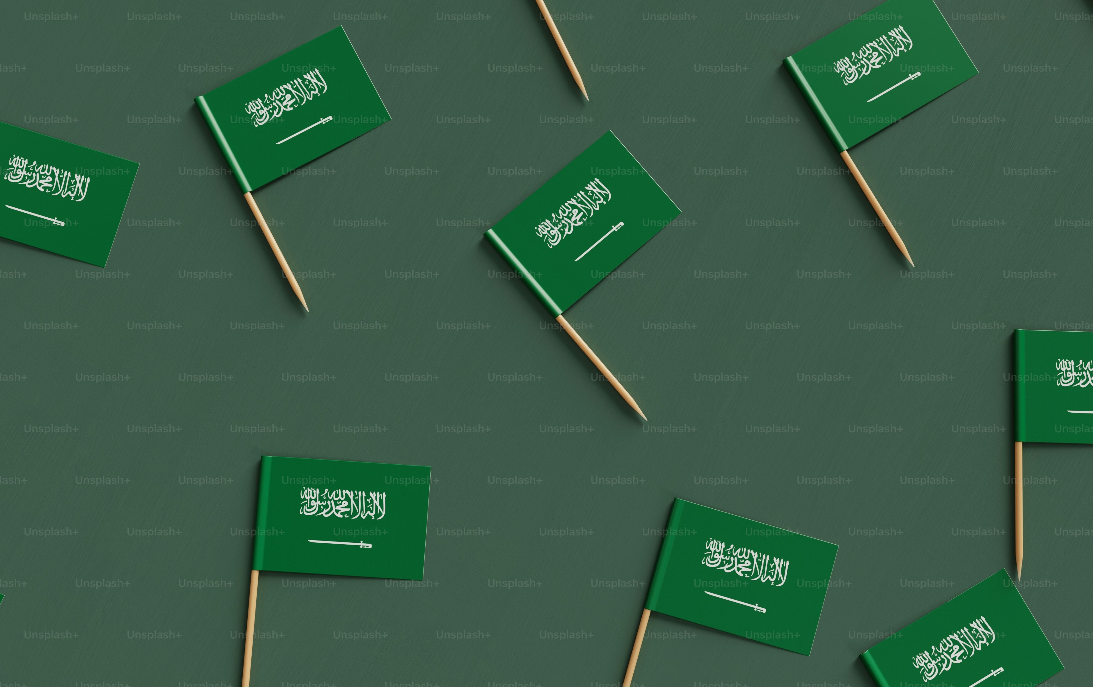 A bunch of flags that are on a stick photo – Render Image on Unsplash