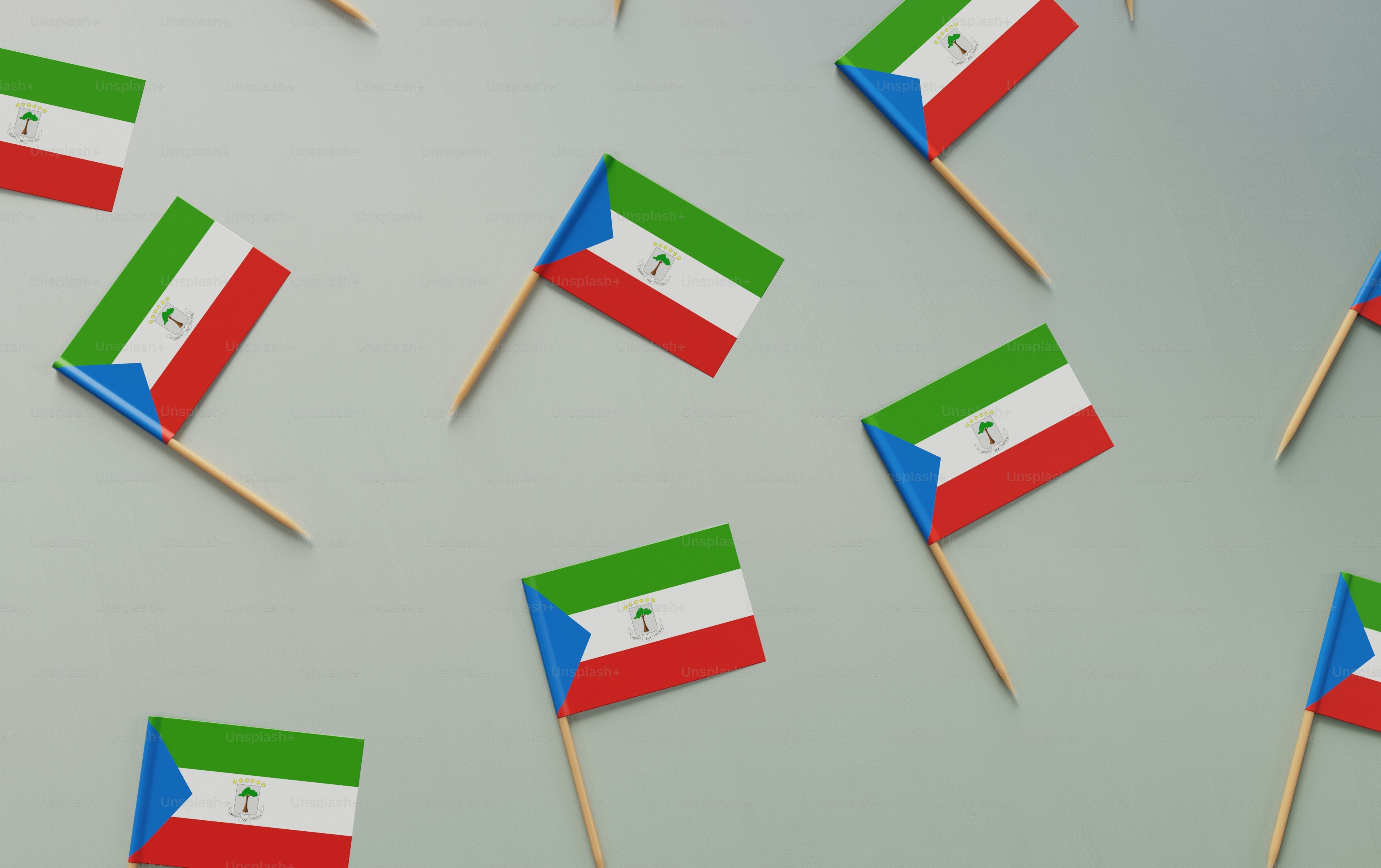 A group of toothpicks with flags on them photo – Digital image Image on ...