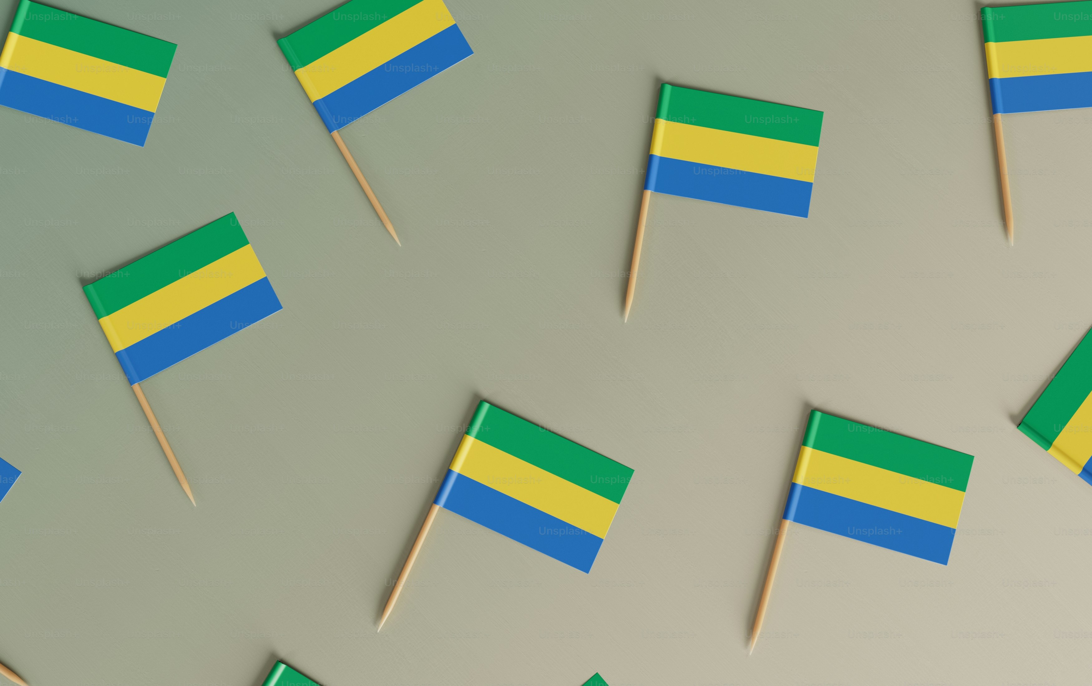 A bunch of flags that are on a table photo – India independence day ...