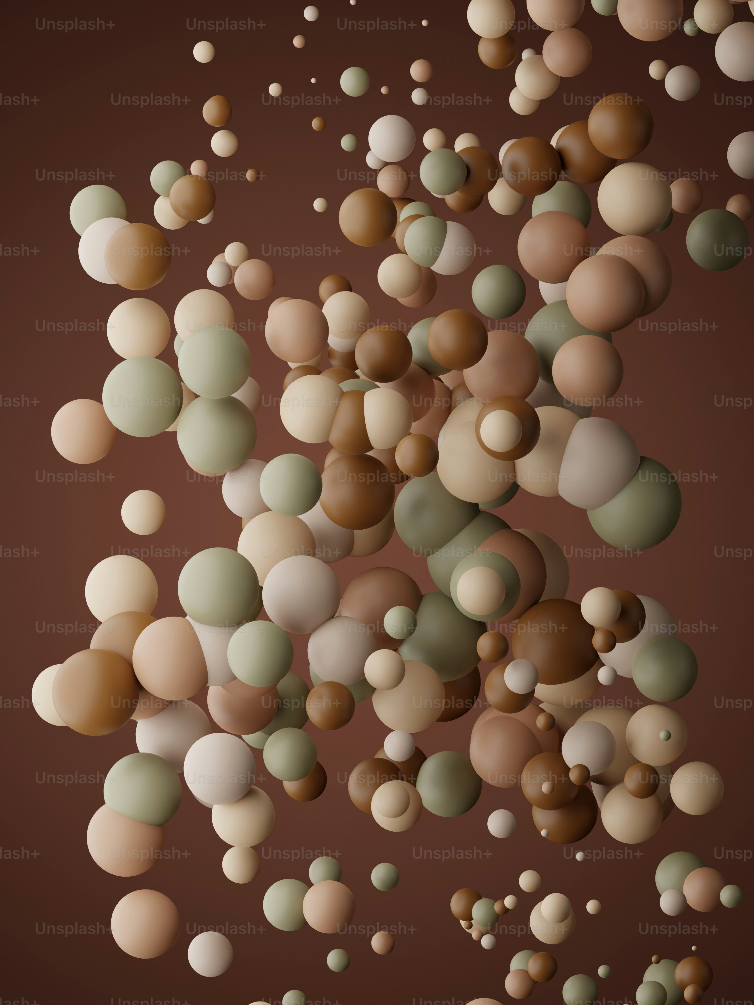 A bunch of balls floating in the air photo – Spheres Image on Unsplash