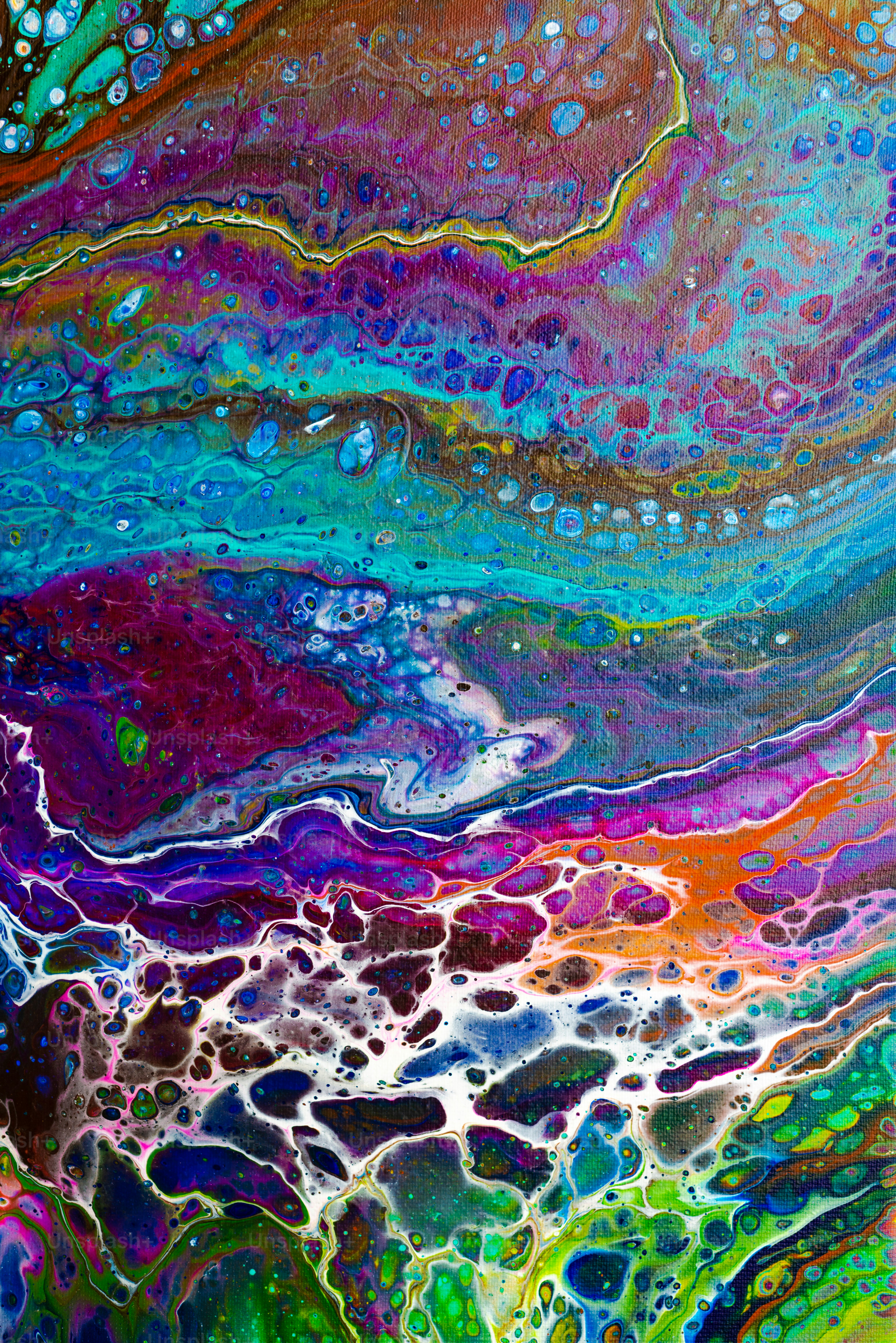 A painting of a colorful fluid fluid fluid fluid fluid fluid fluid ...