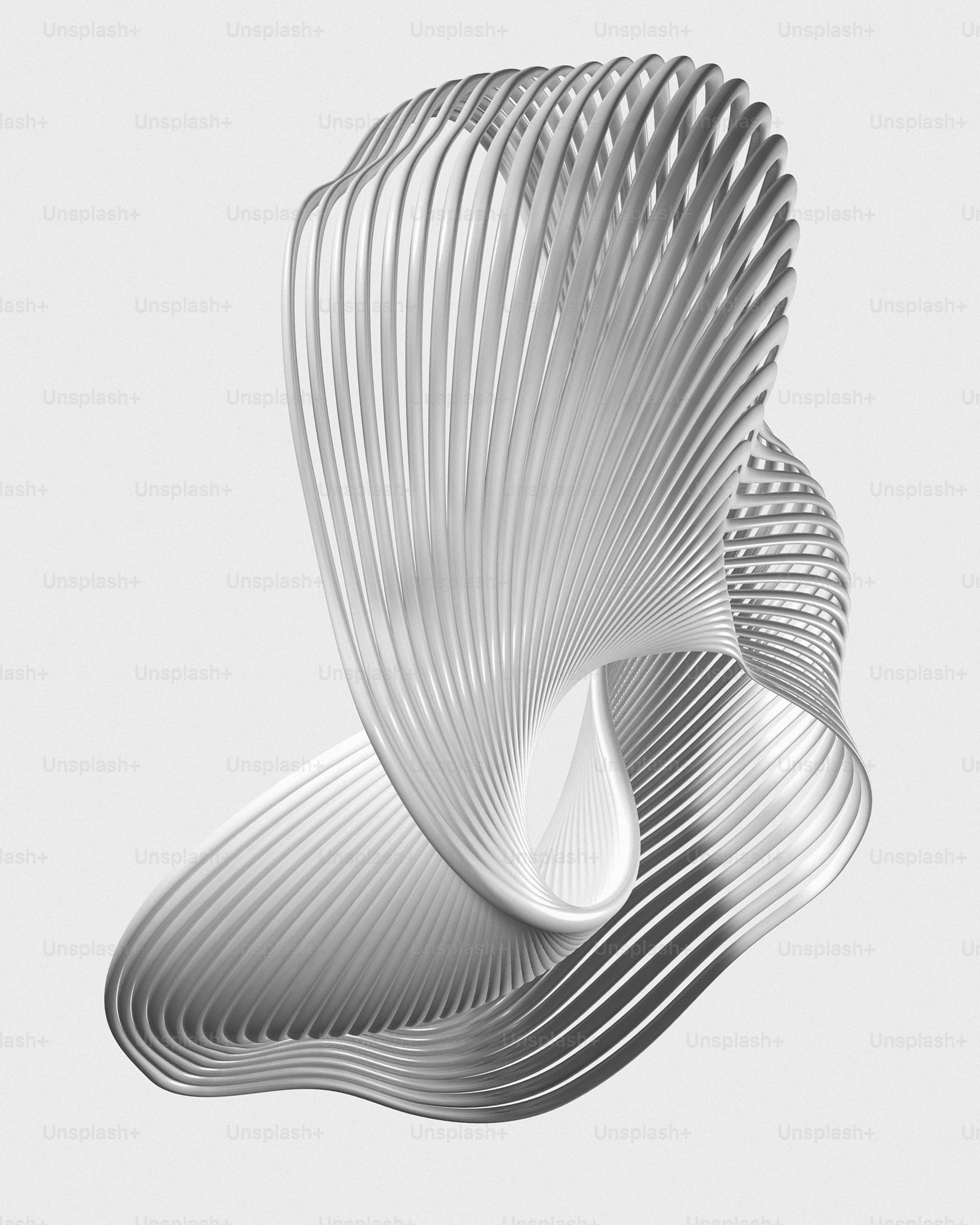 A white object with wavy lines on it photo – Resource database™ Image ...