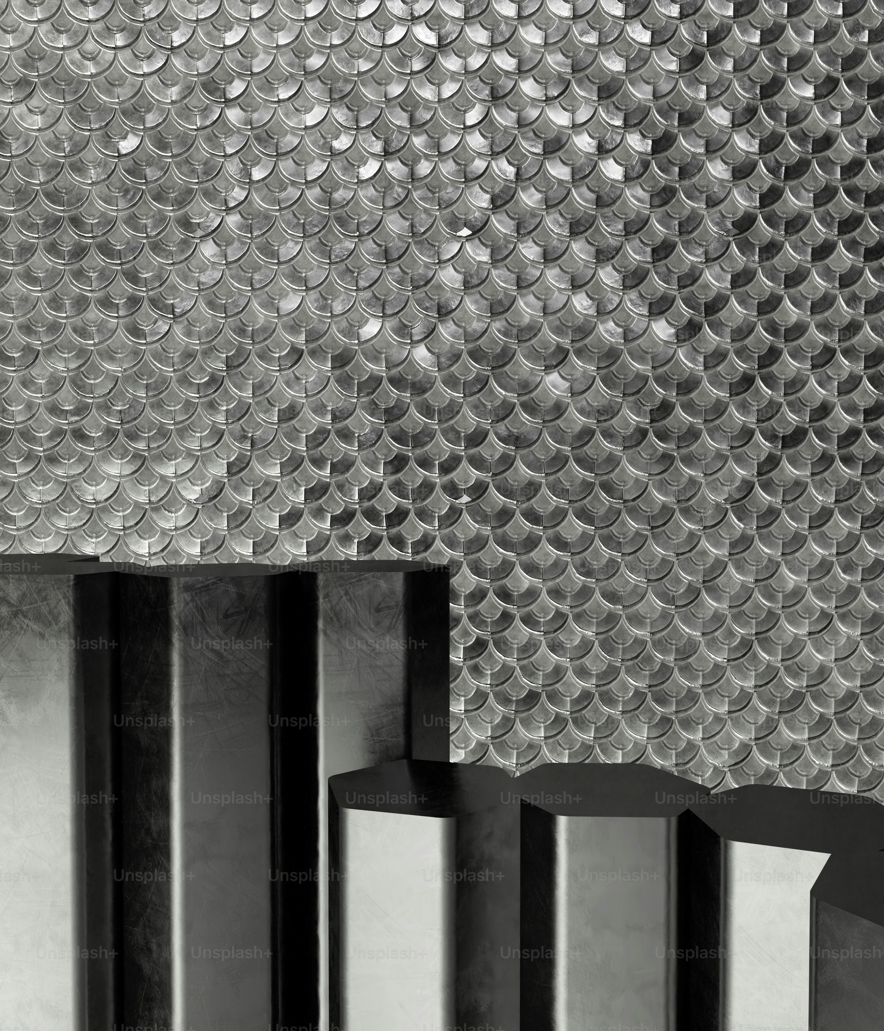 A black and white photo of a metal wall photo – Wallpaper Image on Unsplash